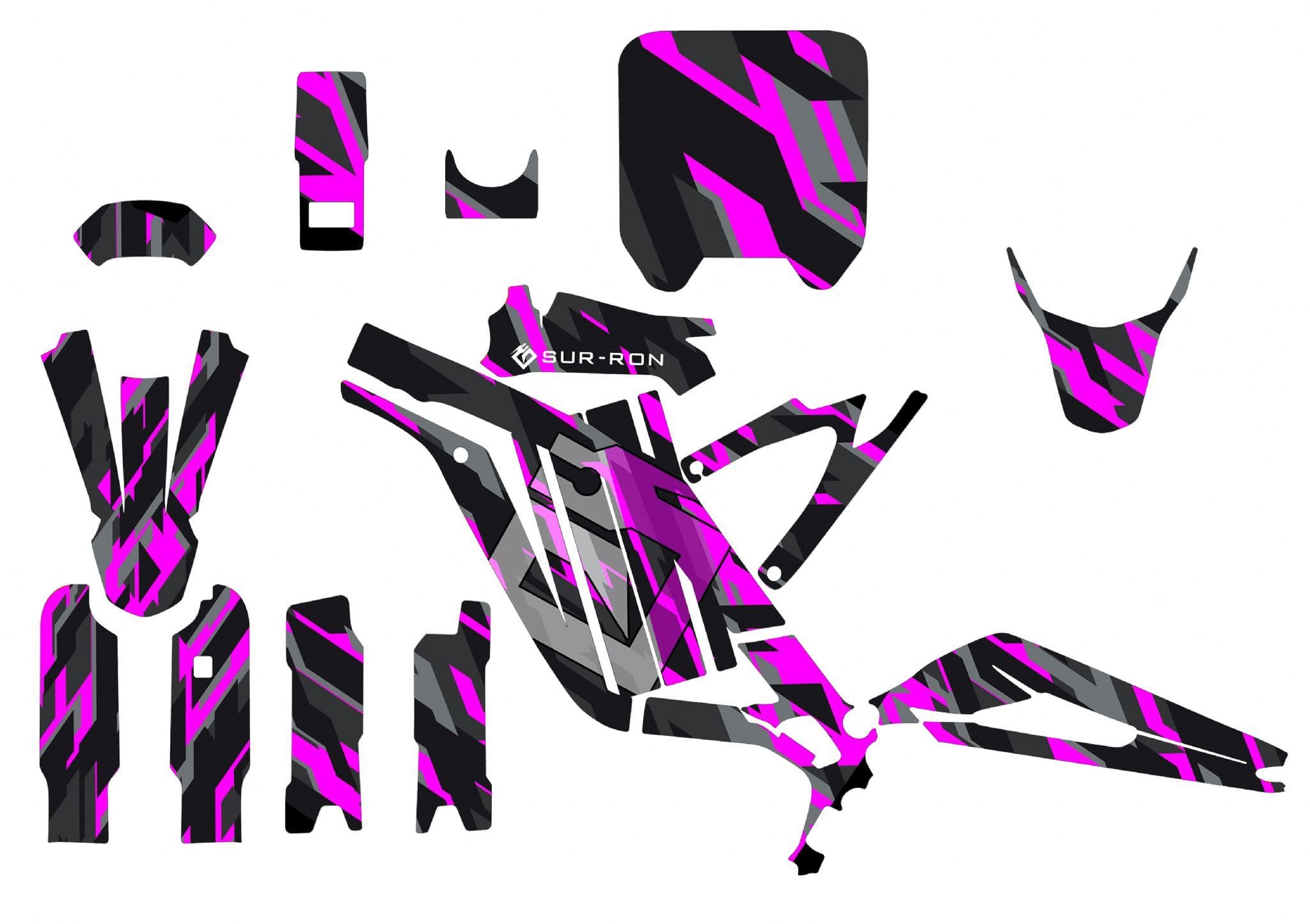 Sur-Ron Light Bee Graphics kit Surron Decals Surron wrap Surron Sticker ...