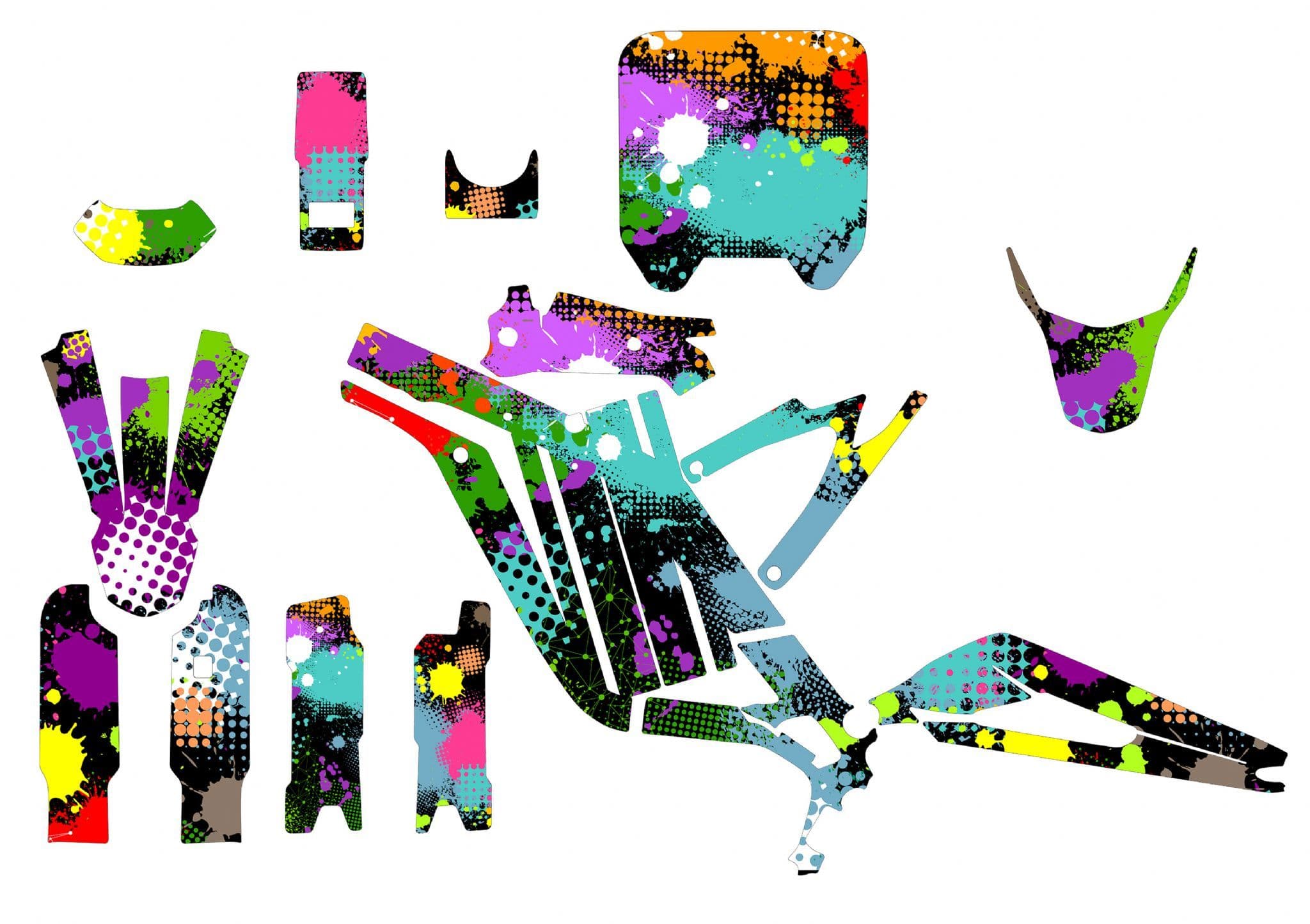 Sur-Ron Light Bee Graphics kit Surron Decals Surron wrap Surron Sticker ...