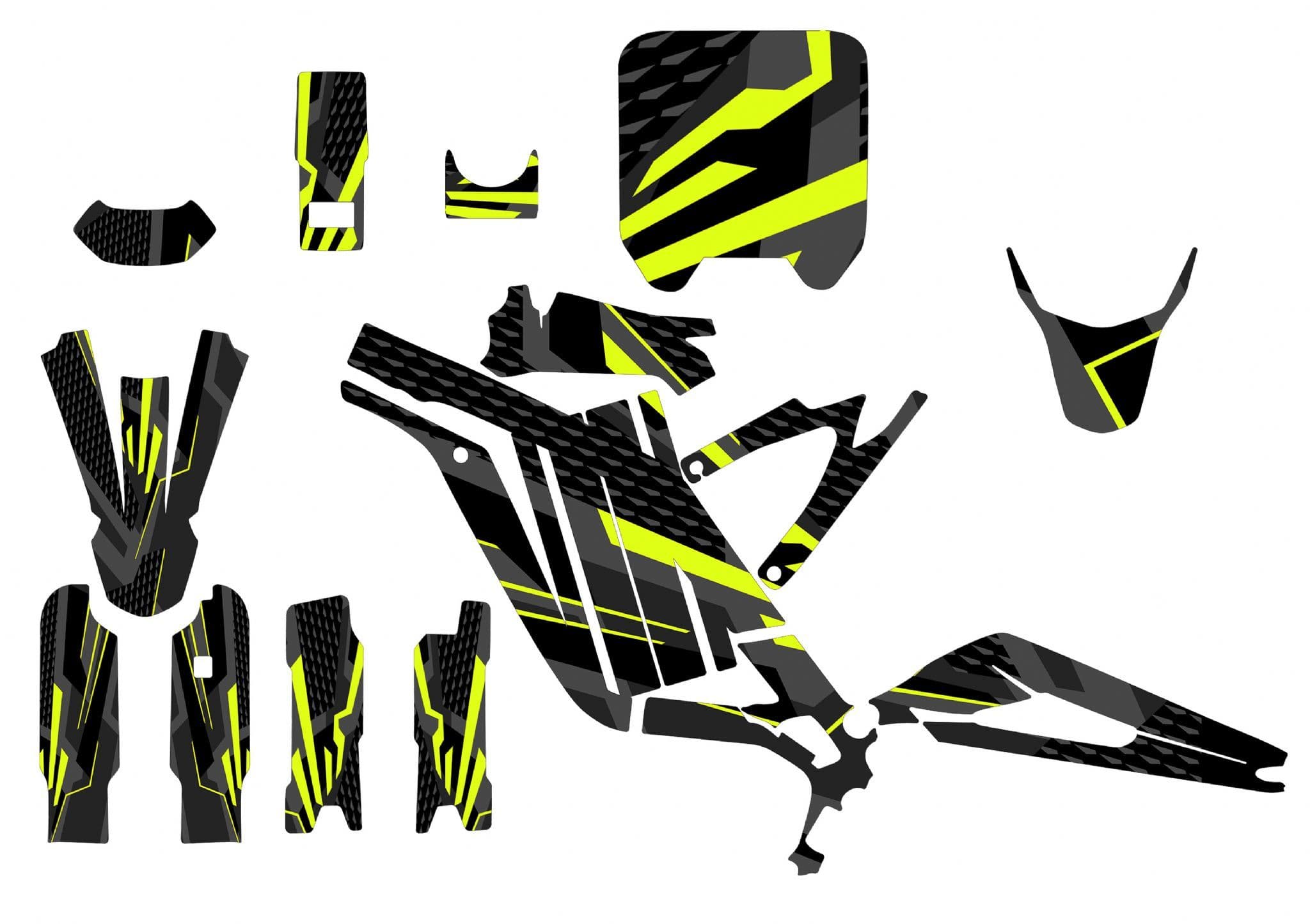 Sur-Ron Light Bee Graphics kit Surron Decals Surron wrap Surron Sticker ...