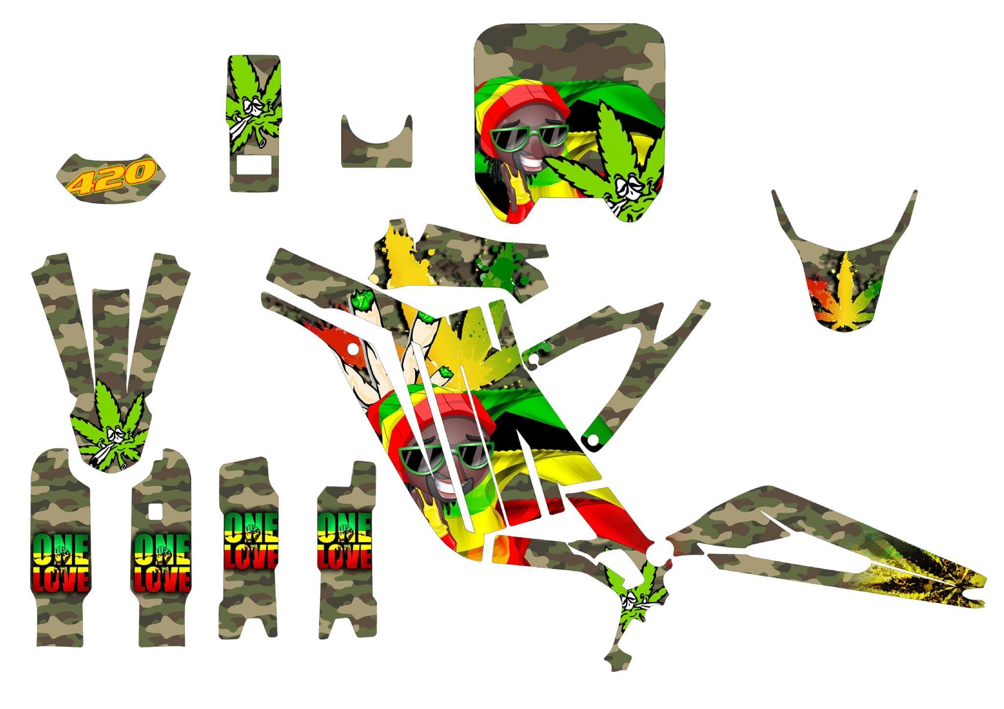 Sur-Ron Light Bee Graphics kit Surron Decals Surron wrap Surron Sticker ...