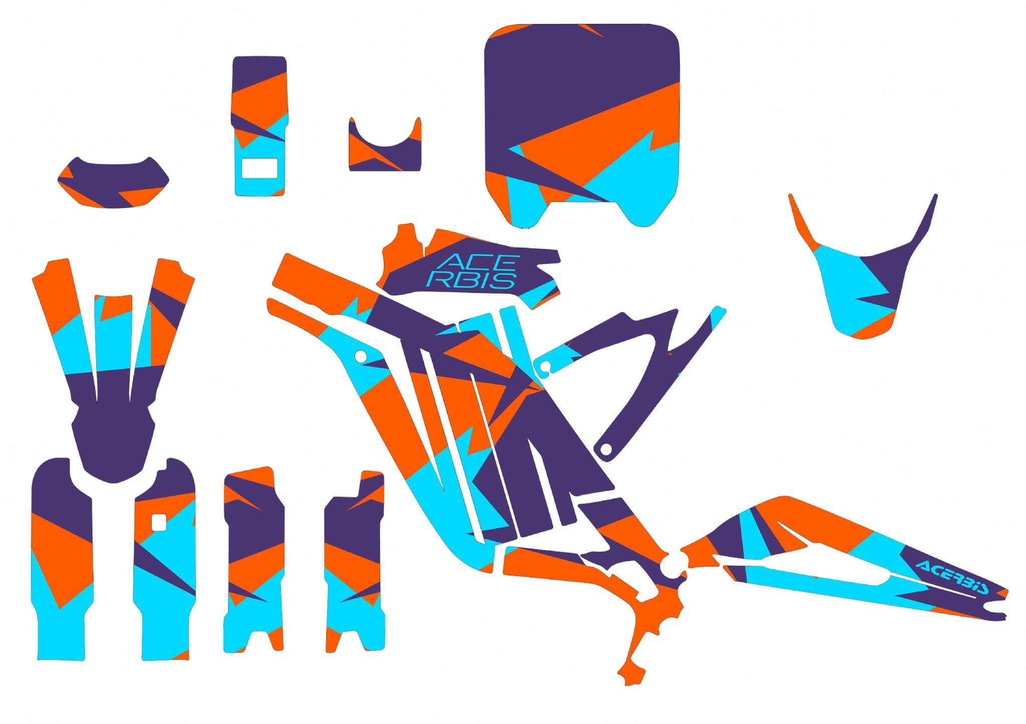 Sur-Ron Light Bee Graphics kit Surron Decals Surron wrap Surron Sticker ...