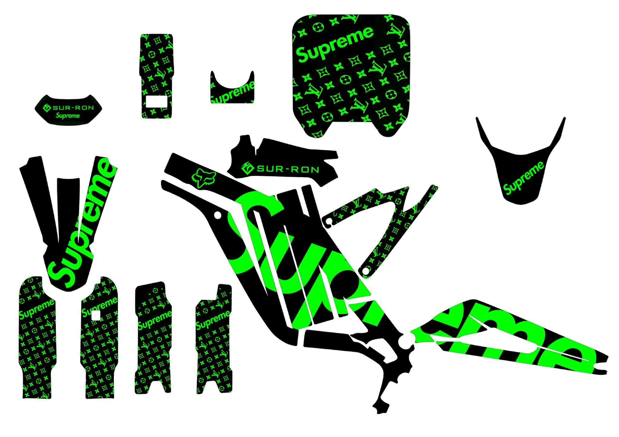 Sur-Ron Light Bee Graphics kit Surron Decals Surron wrap Surron Sticker ...