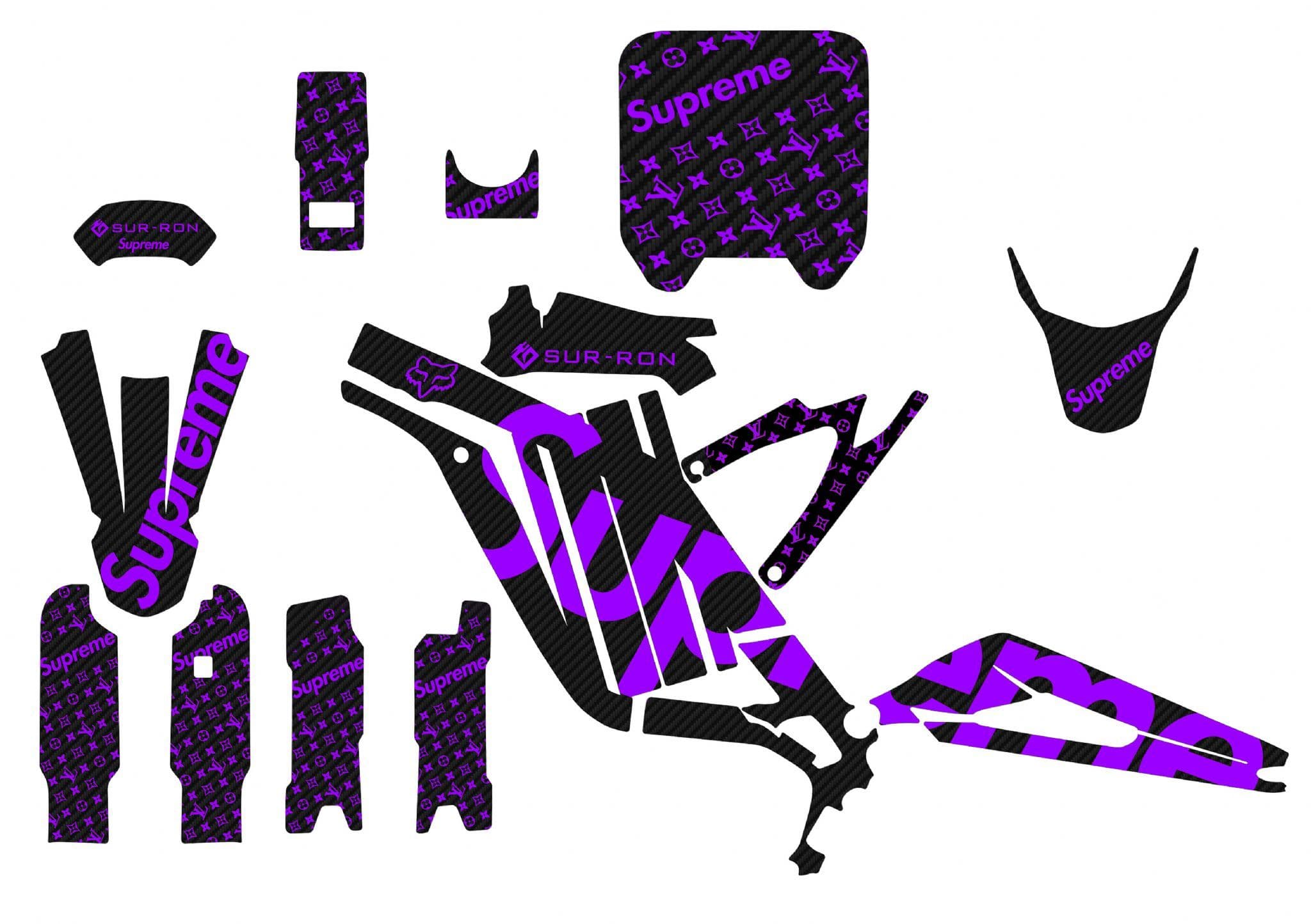 Sur-Ron Light Bee Graphics kit Surron Decals Surron wrap Surron Sticker ...