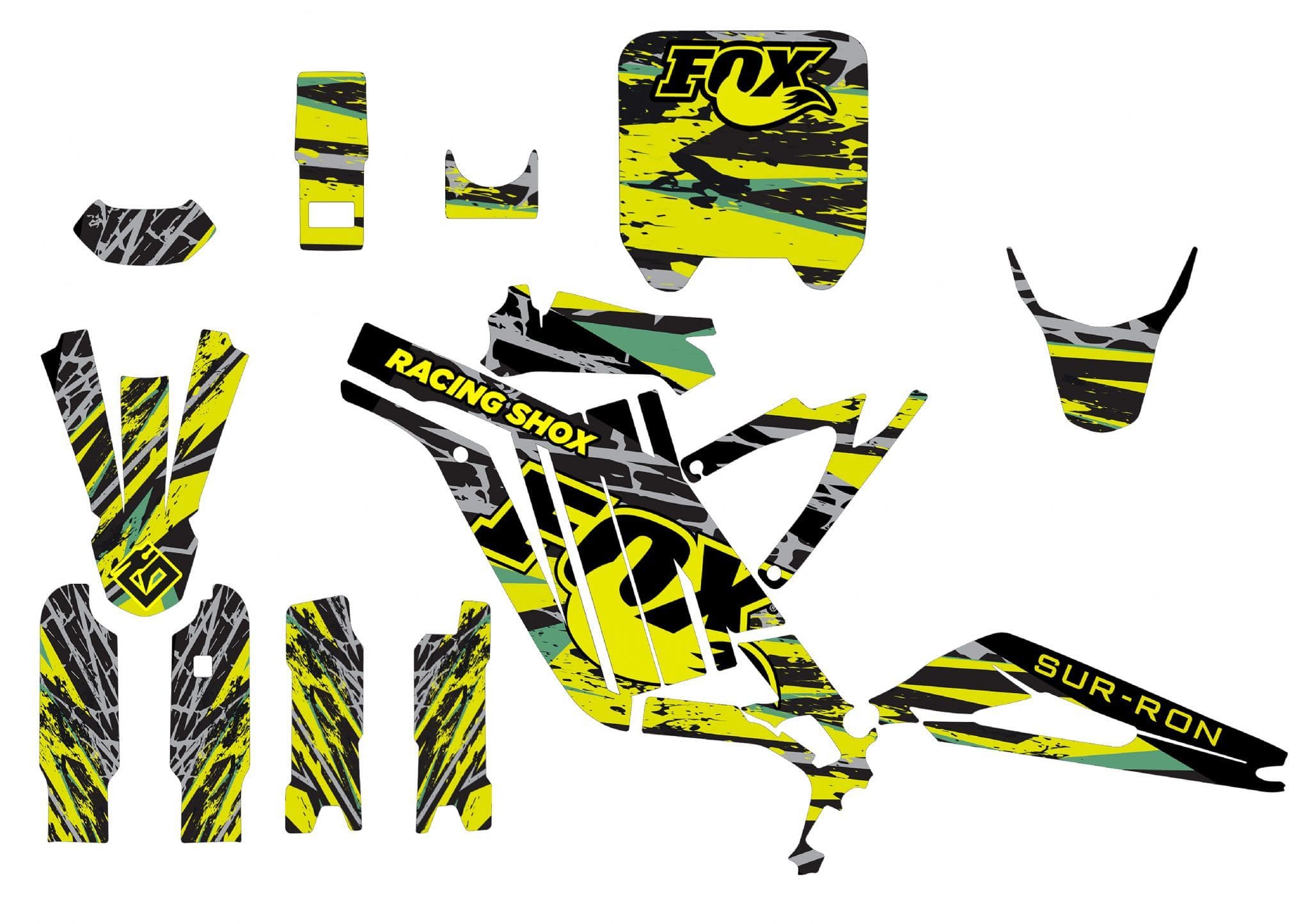 Sur-Ron Light Bee Graphics kit Surron Decals Surron wrap Surron Sticker ...