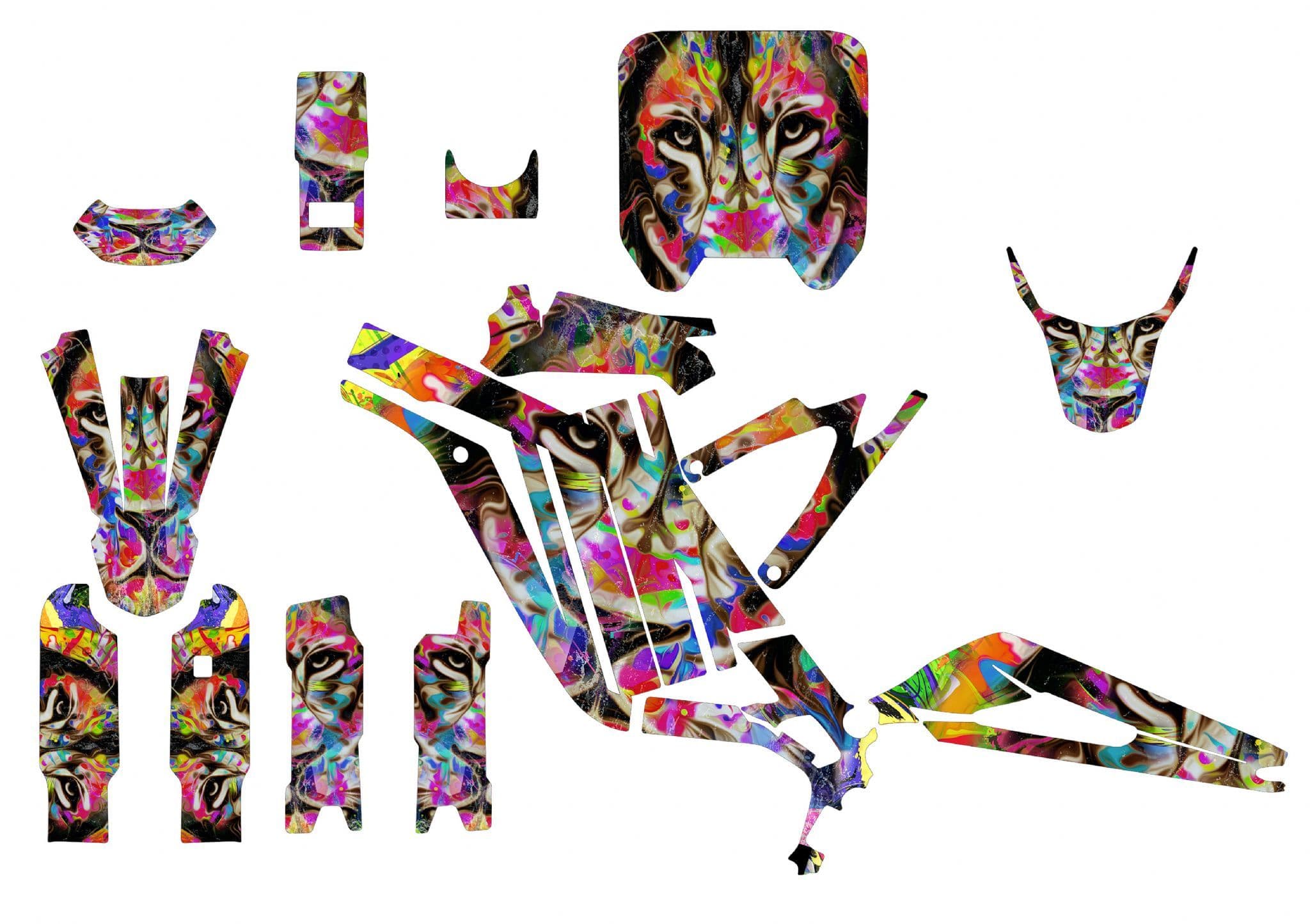 Sur-Ron Light Bee Graphics kit Surron Decals Surron wrap Surron Sticker ...