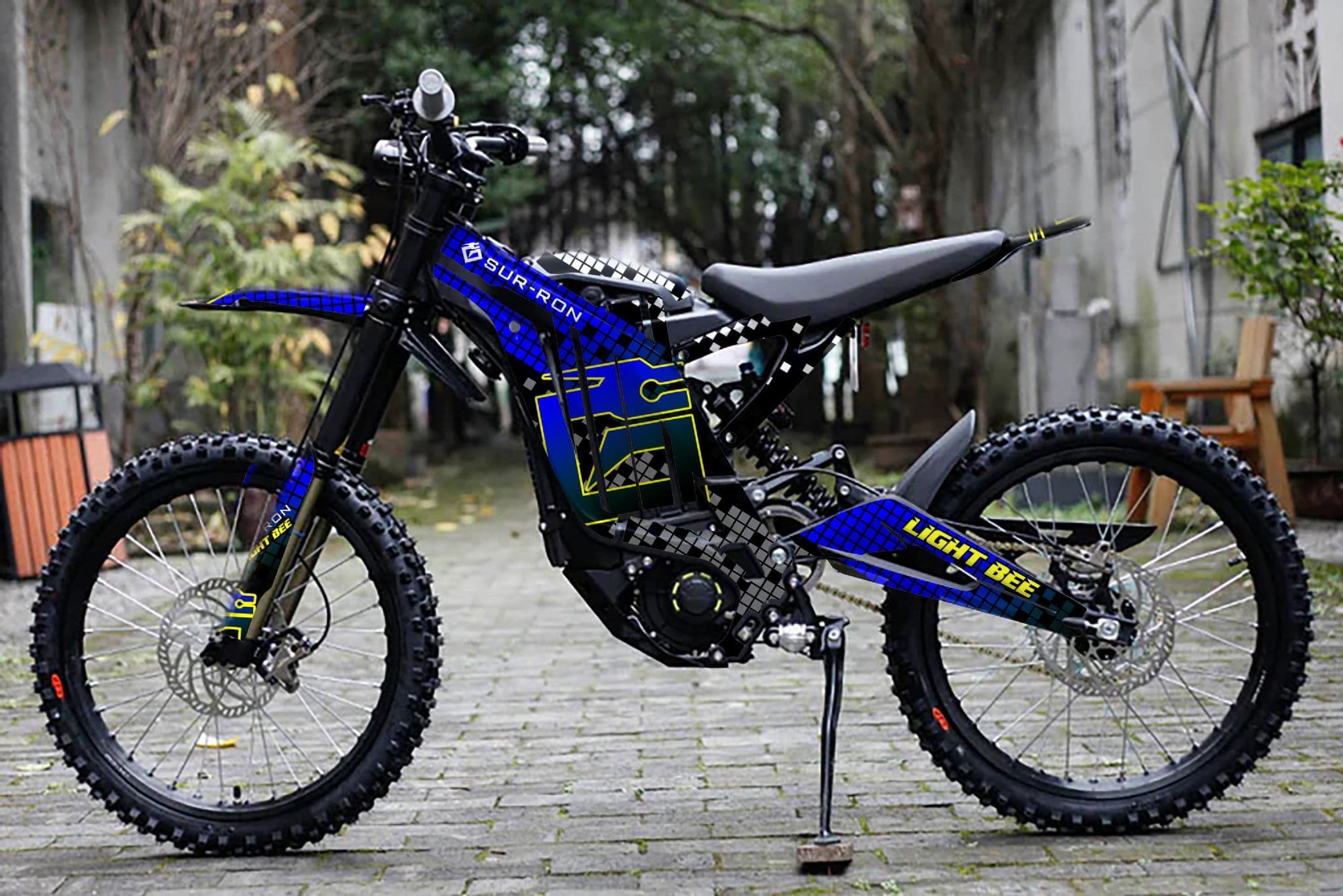 Sur-Ron Light Bee Graphics kit Surron Decals Surron wrap Surron Sticker Kit nu1912