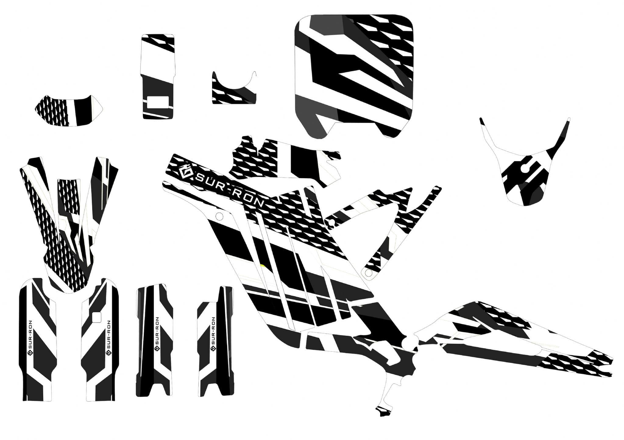 Sur-Ron Light Bee Graphics kit Surron Decals Surron wrap Surron Sticker ...