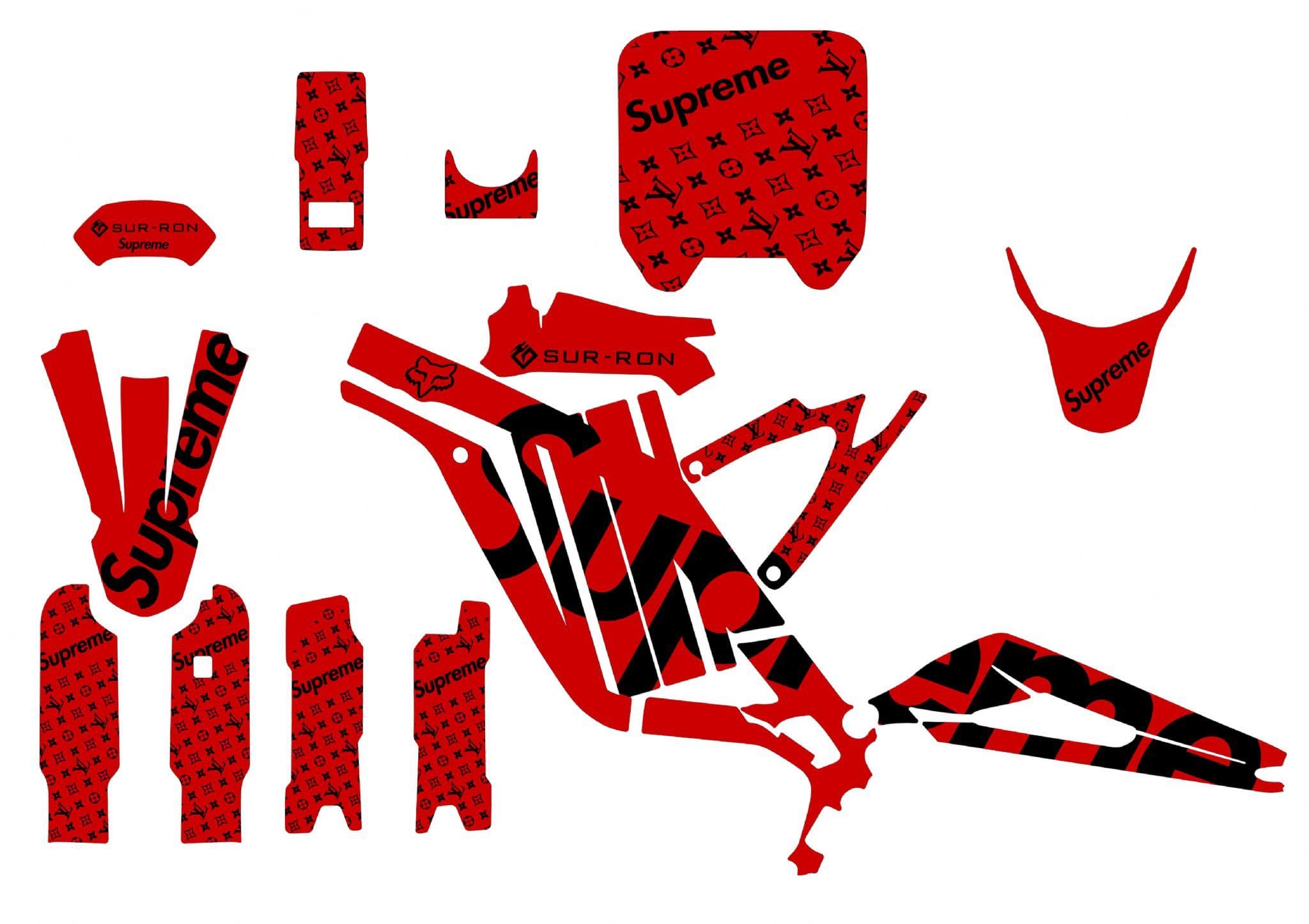 Sur-Ron Light Bee Graphics kit Surron Decals Surron wrap Surron Sticker ...