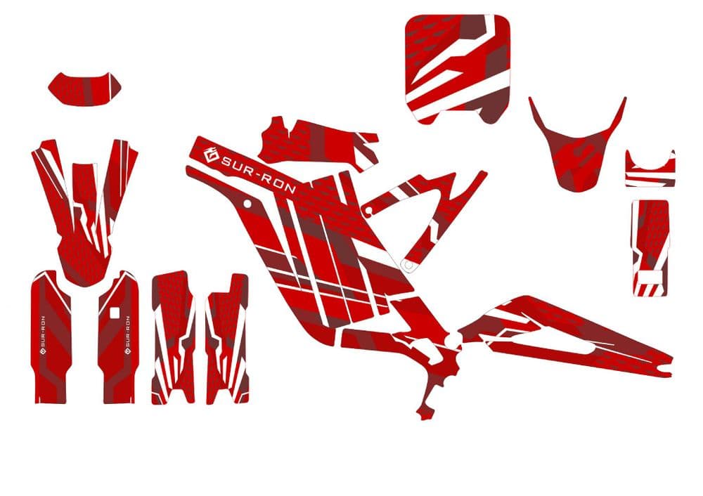 Sur-Ron Light Bee Graphics kit Surron Decals Surron wrap Surron Sticker ...