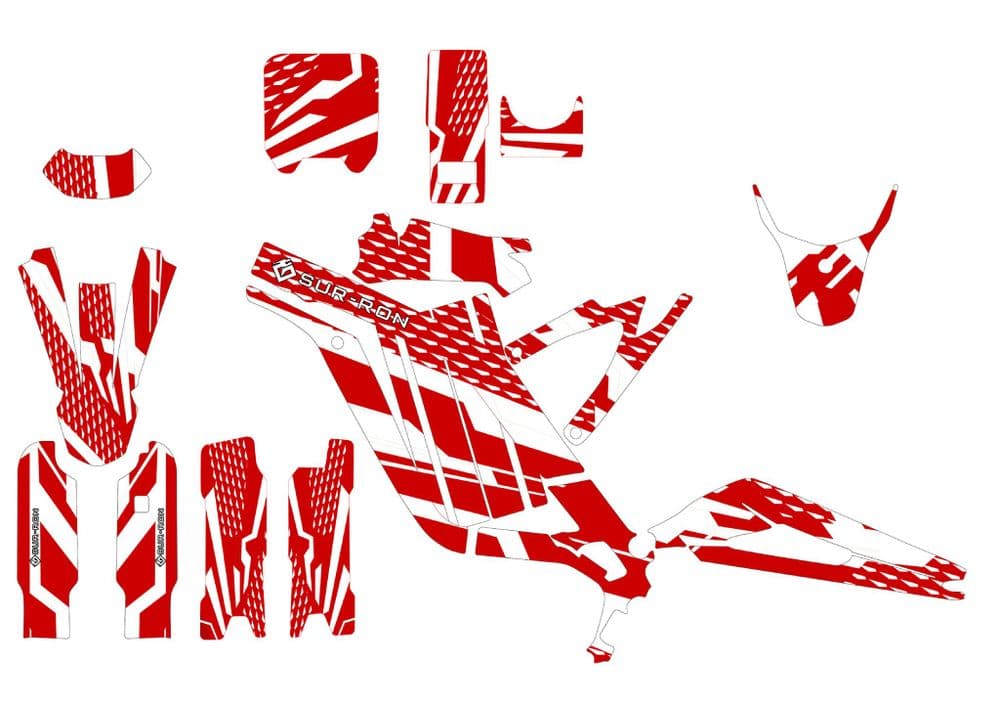 Sur-Ron Light Bee Graphics kit Surron Decals Surron wrap Surron Sticker ...