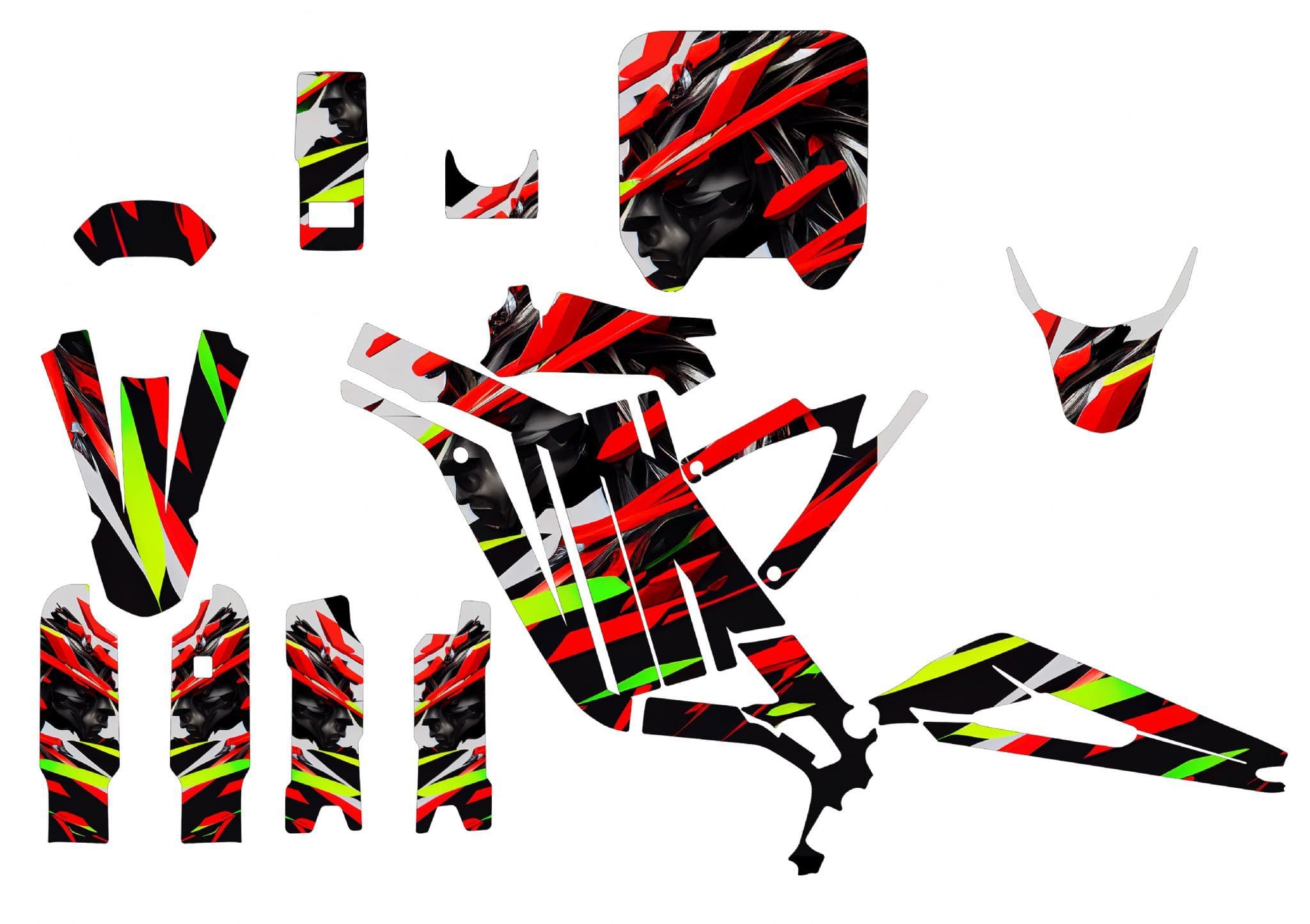 Sur-Ron Light Bee Graphics kit Surron Decals Surron wrap Surron Sticker ...