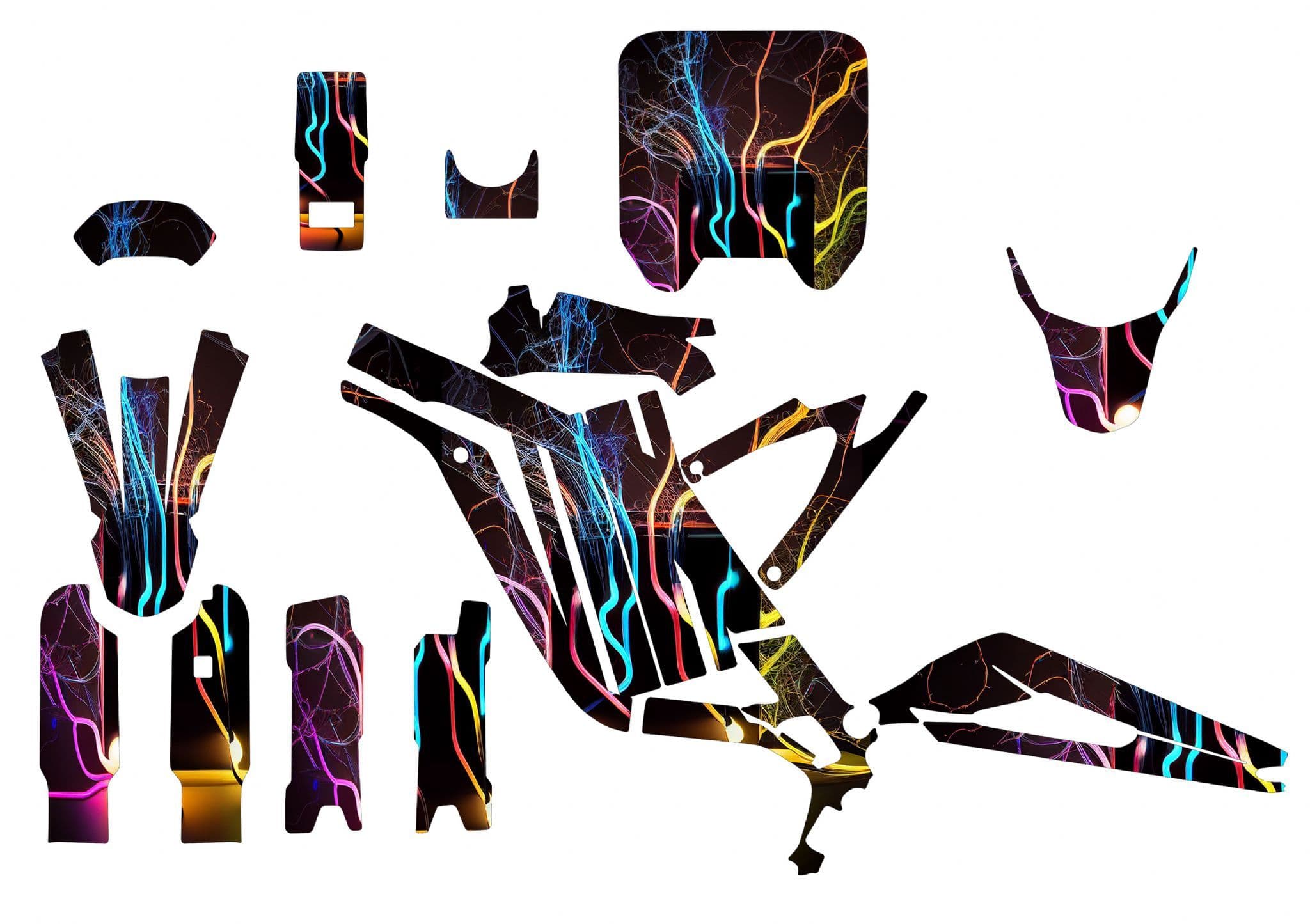 Sur-Ron Light Bee Graphics kit Surron Decals Surron wrap Surron Sticker ...