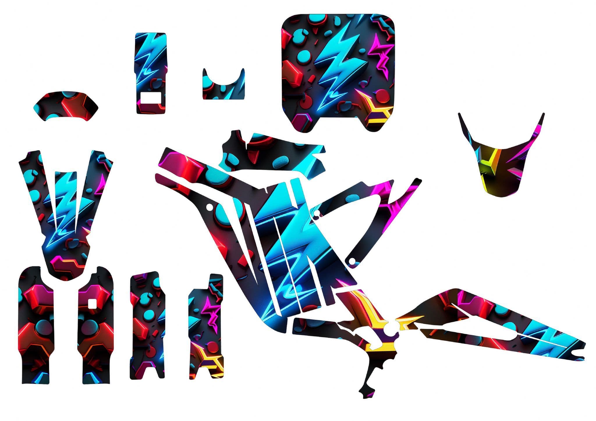 Sur-Ron Light Bee Graphics kit Surron Decals Surron wrap Surron Sticker ...