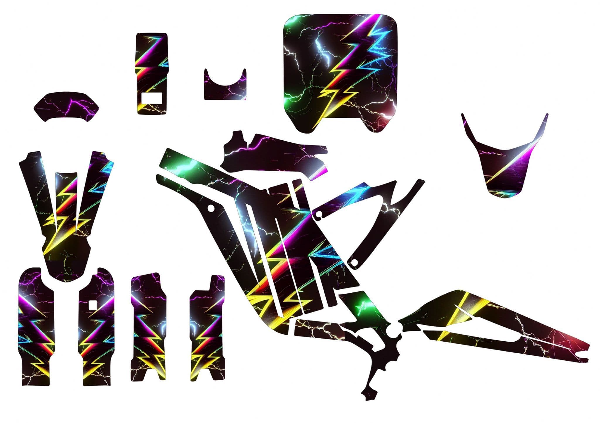 Sur-Ron Light Bee Graphics kit Surron Decals Surron wrap Surron Sticker ...