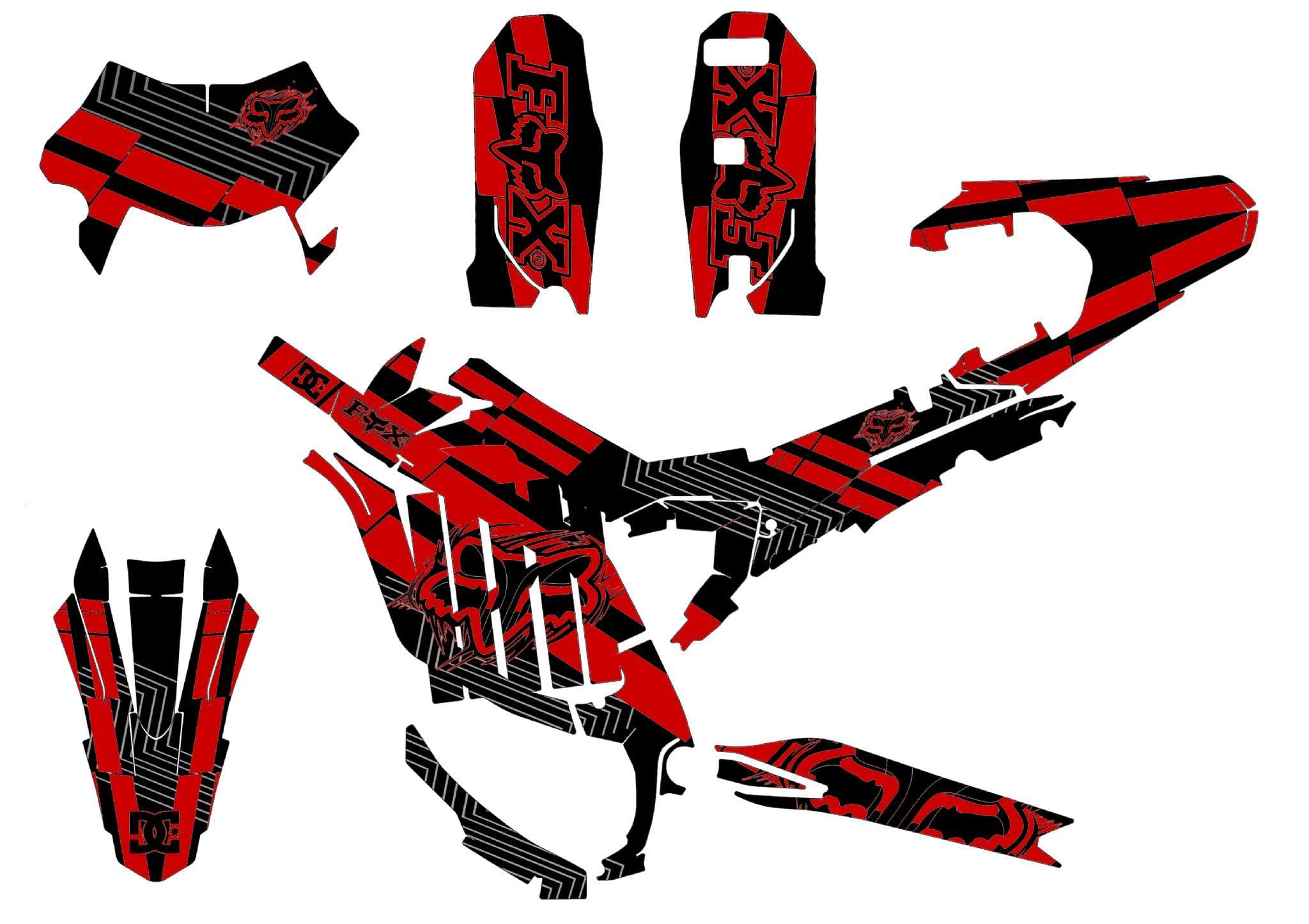 Sur-Ron Ultra Bee Graphics kit Surron Decals Surron wrap Surron Sticker ...