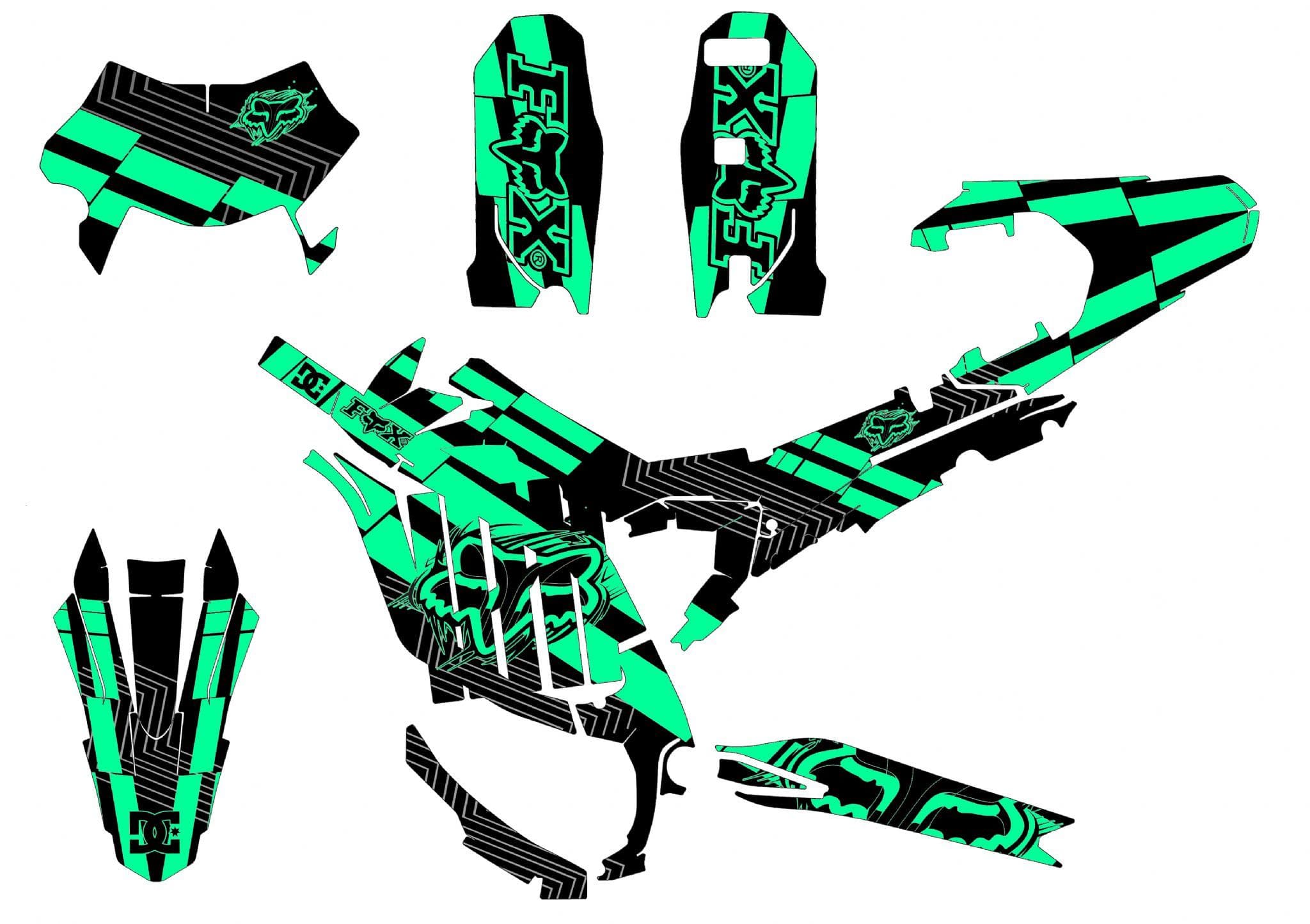 Sur-Ron Ultra Bee Graphics kit Surron Decals Surron wrap Surron Sticker ...