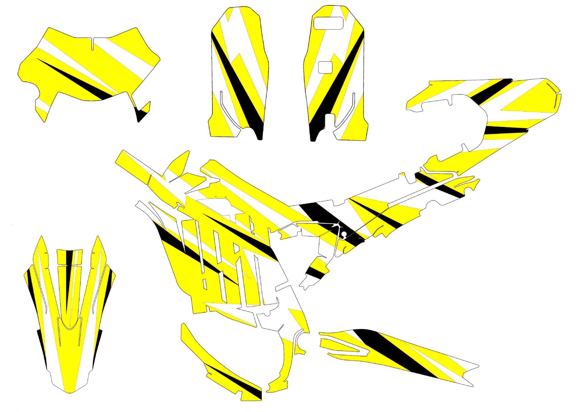 Sur-Ron Ultra Bee Graphics kit Surron Decals Surron wrap Surron Sticker ...