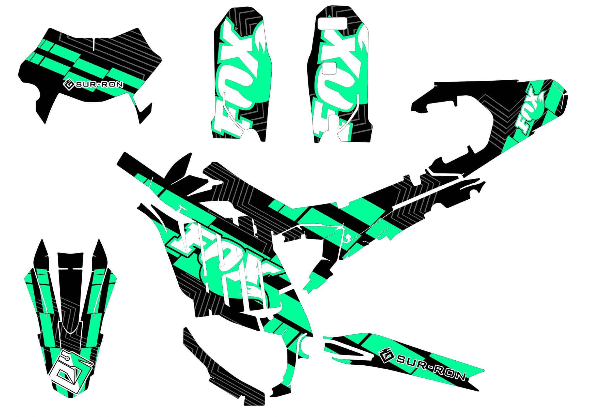 Sur-Ron Ultra Bee Graphics kit Surron Decals Surron wrap Surron Sticker ...