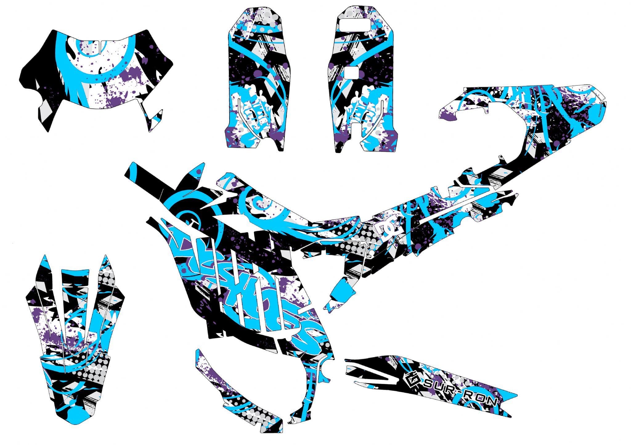 Sur-Ron Ultra Bee Graphics kit Surron Decals Surron wrap Surron Sticker ...