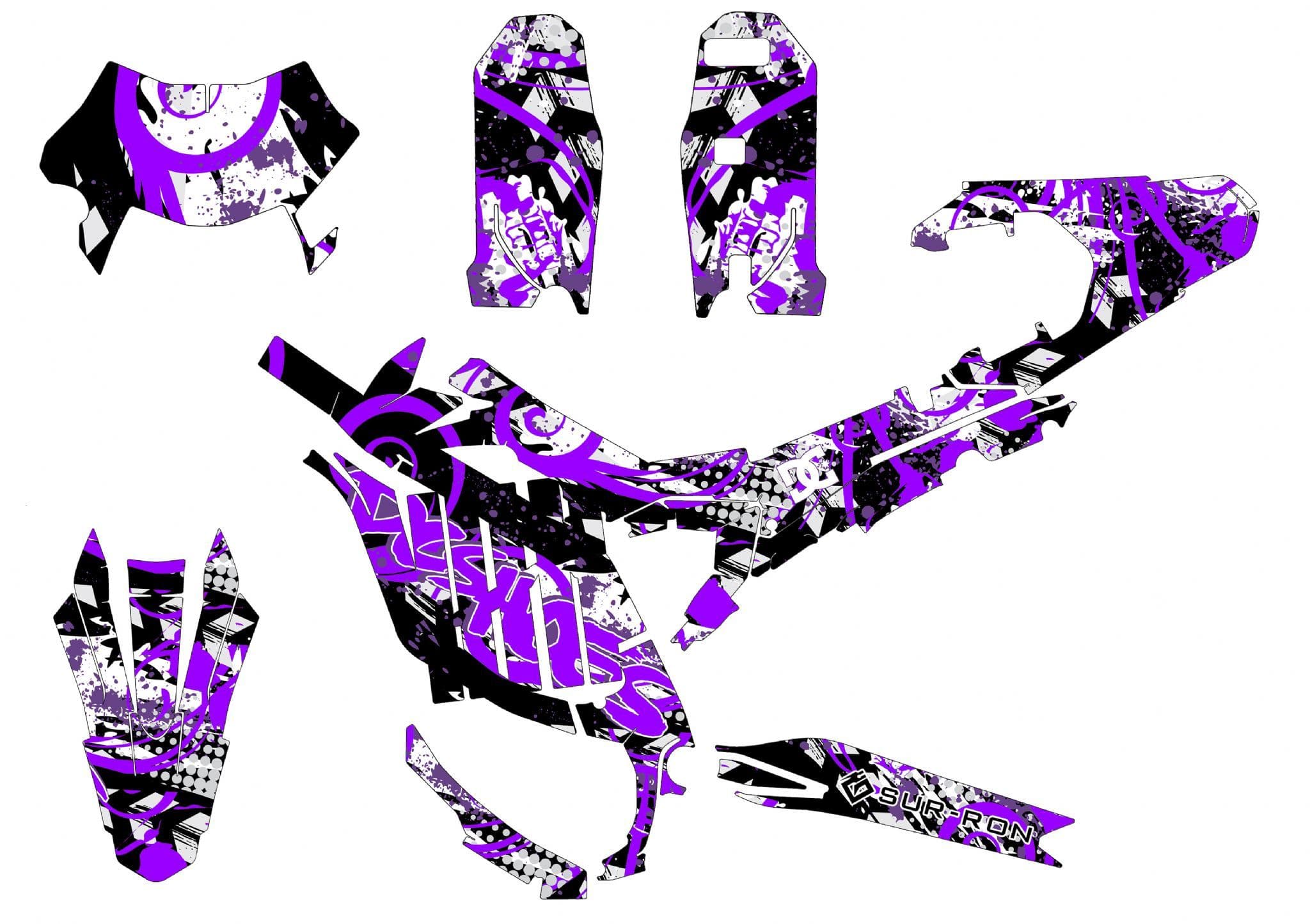 Sur-Ron Ultra Bee Graphics kit Surron Decals Surron wrap Surron Sticker ...