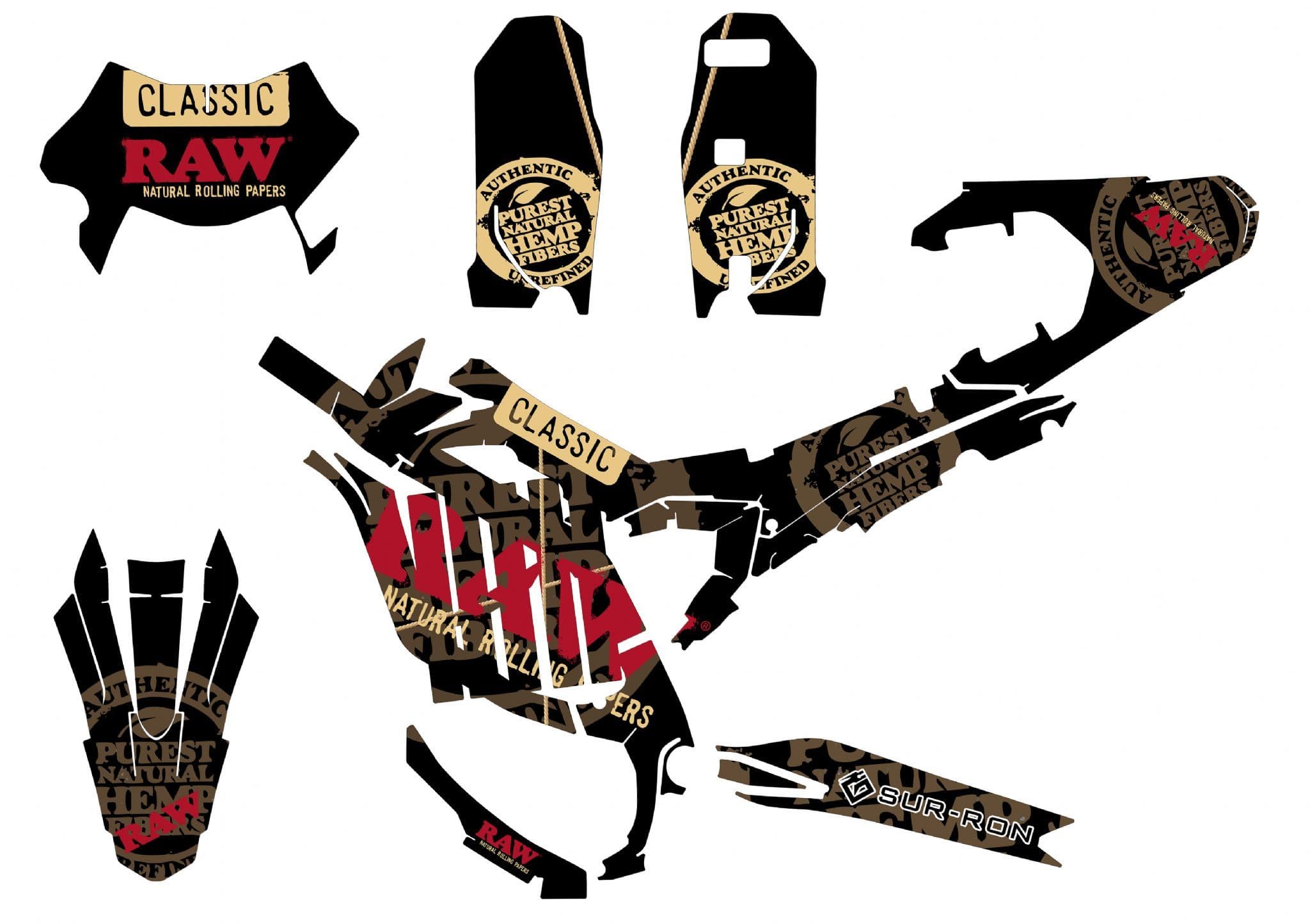 Sur-Ron Ultra Bee Graphics kit Surron Decals Surron wrap Surron Sticker ...