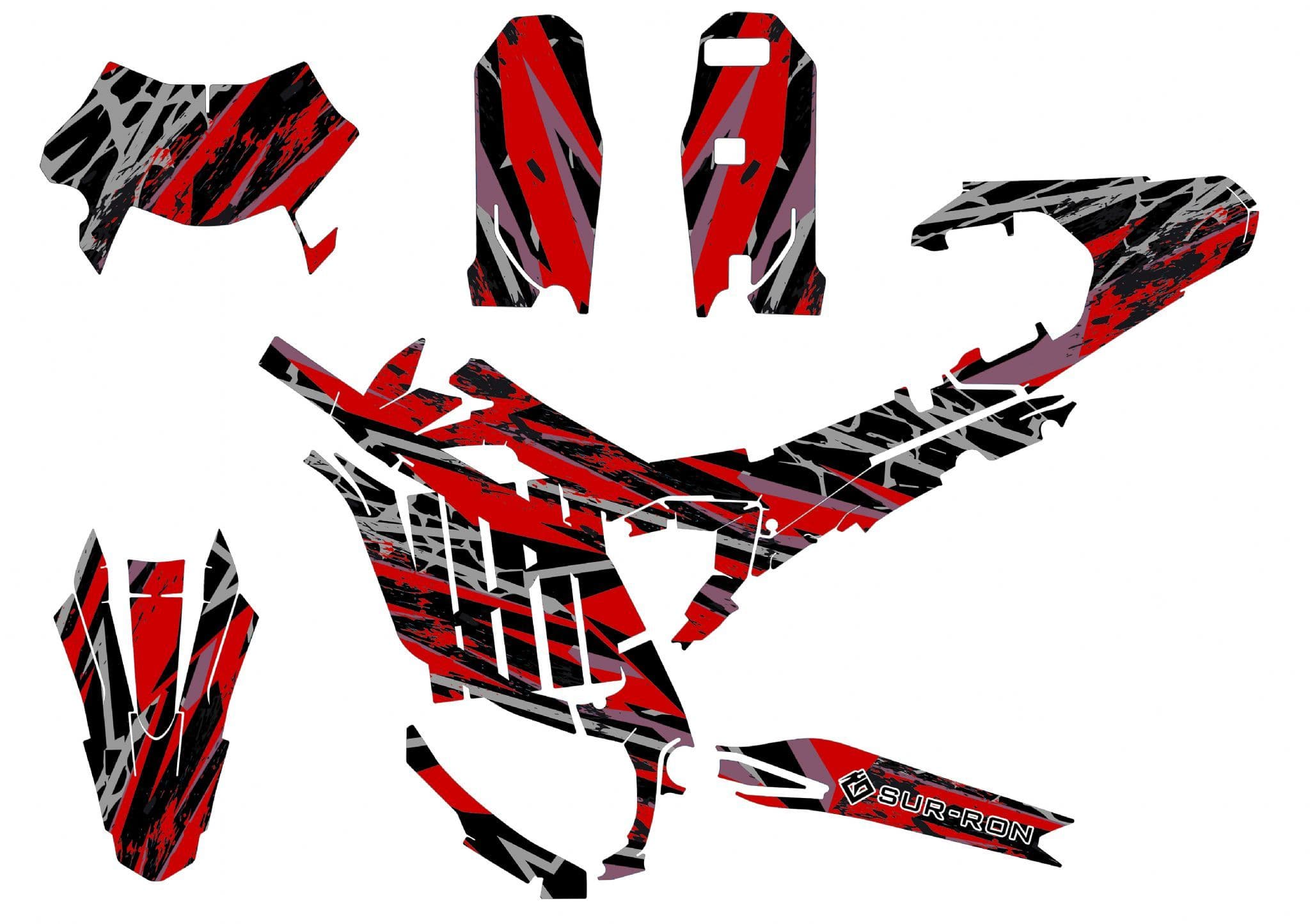 Sur-Ron Ultra Bee Graphics kit Surron Decals Surron wrap Surron Sticker ...