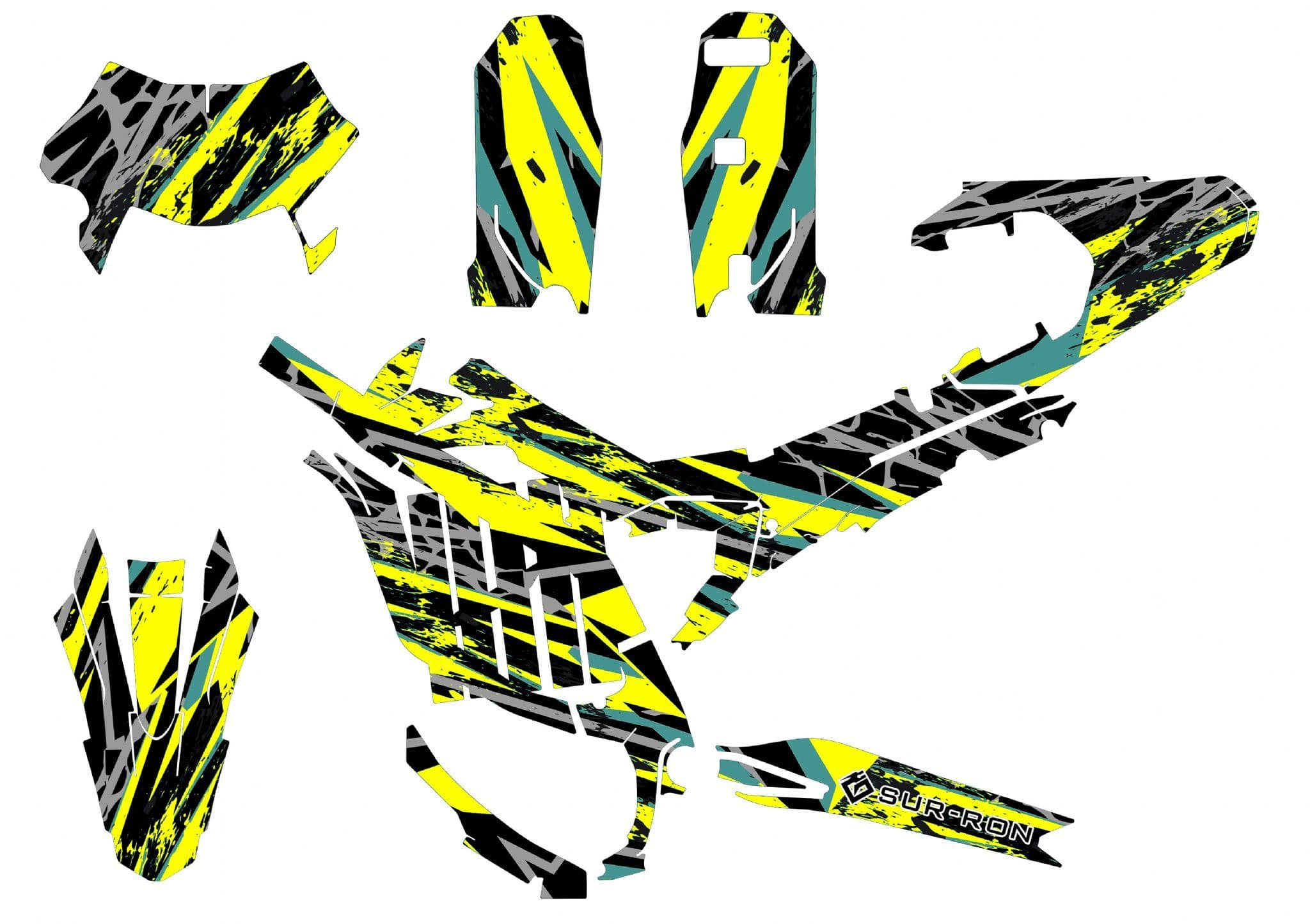 Sur-Ron Ultra Bee Graphics kit Surron Decals Surron wrap Surron Sticker ...