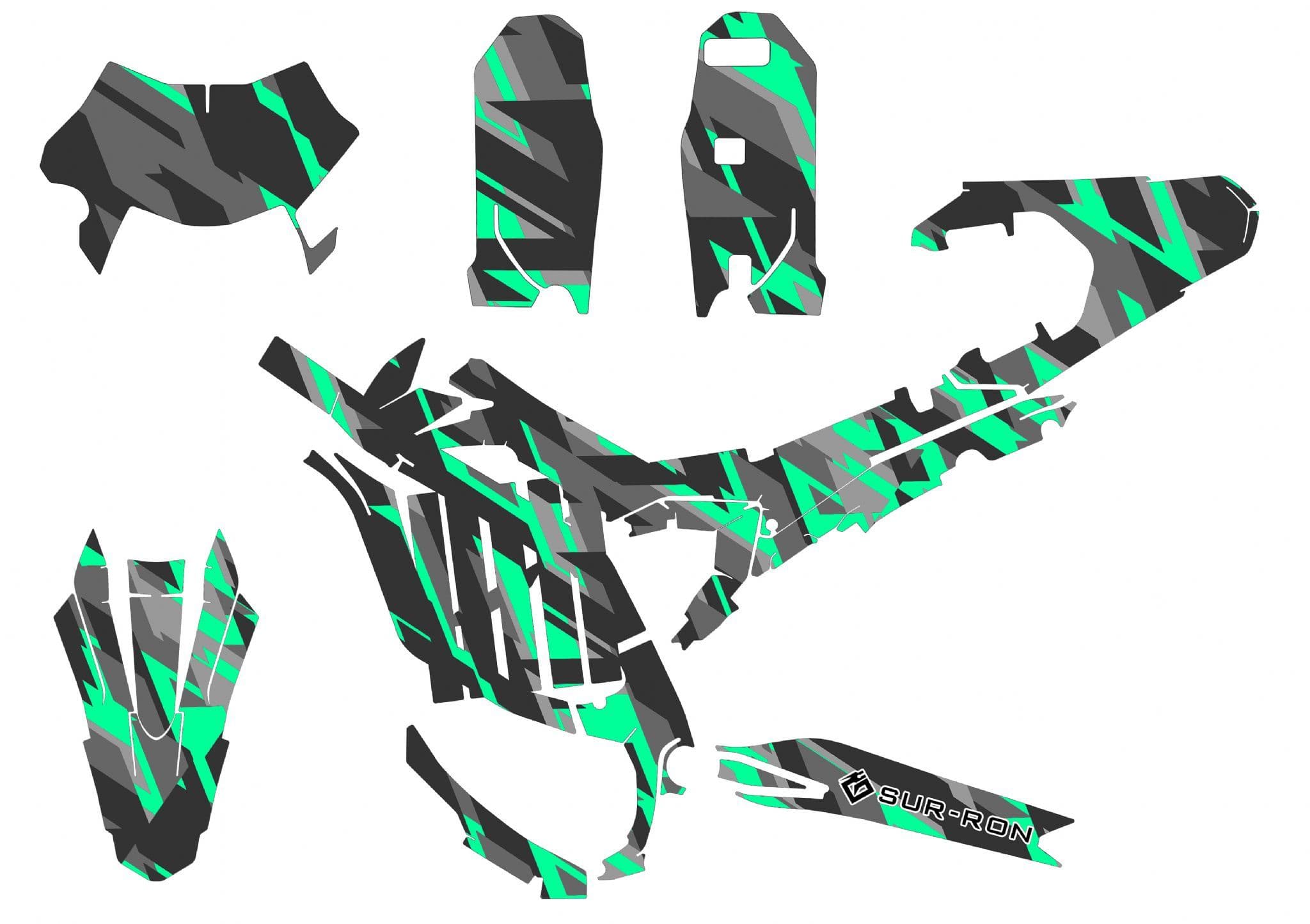 Sur-Ron Ultra Bee Graphics kit Surron Decals Surron wrap Surron Sticker ...