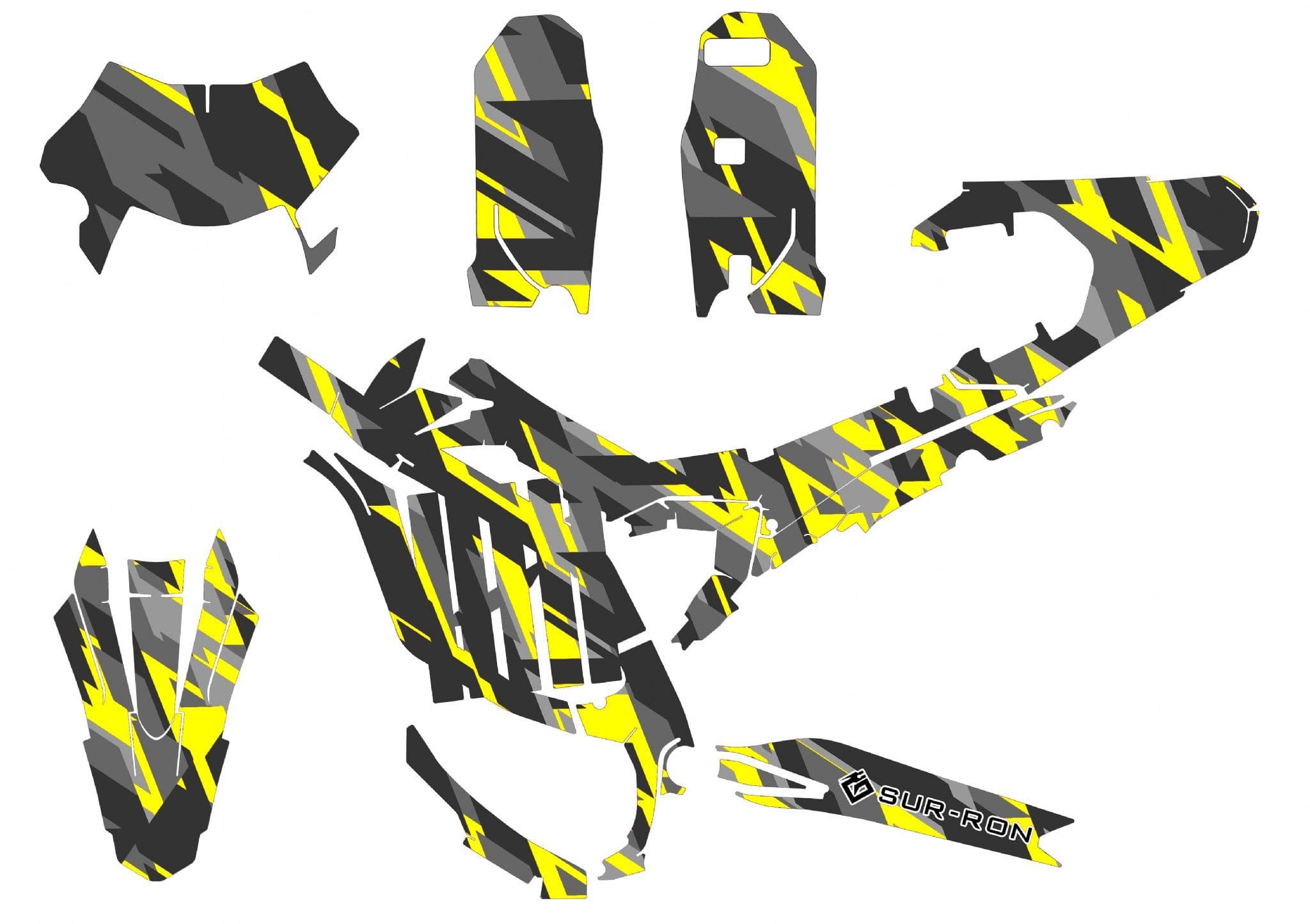 Sur-Ron Ultra Bee Graphics kit Surron Decals Surron wrap Surron Sticker ...