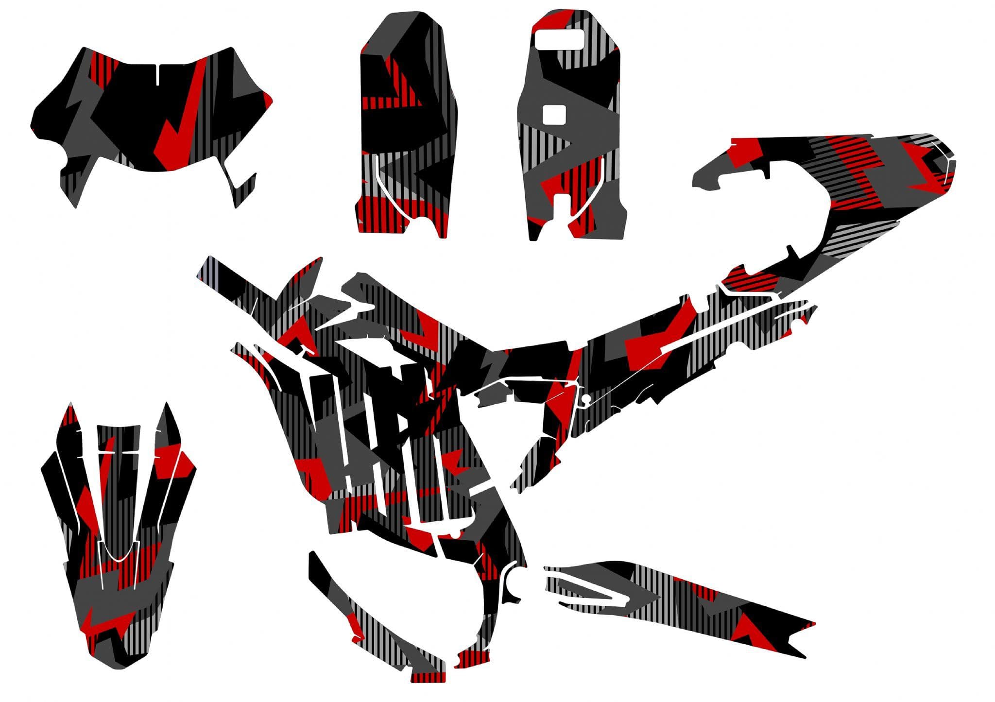 Sur-Ron Ultra Bee Graphics kit Surron Decals Surron wrap Surron Sticker ...