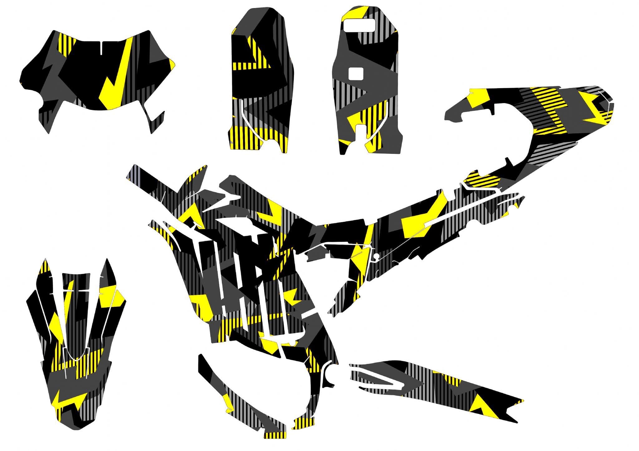 Sur-Ron Ultra Bee Graphics kit Surron Decals Surron wrap Surron Sticker ...