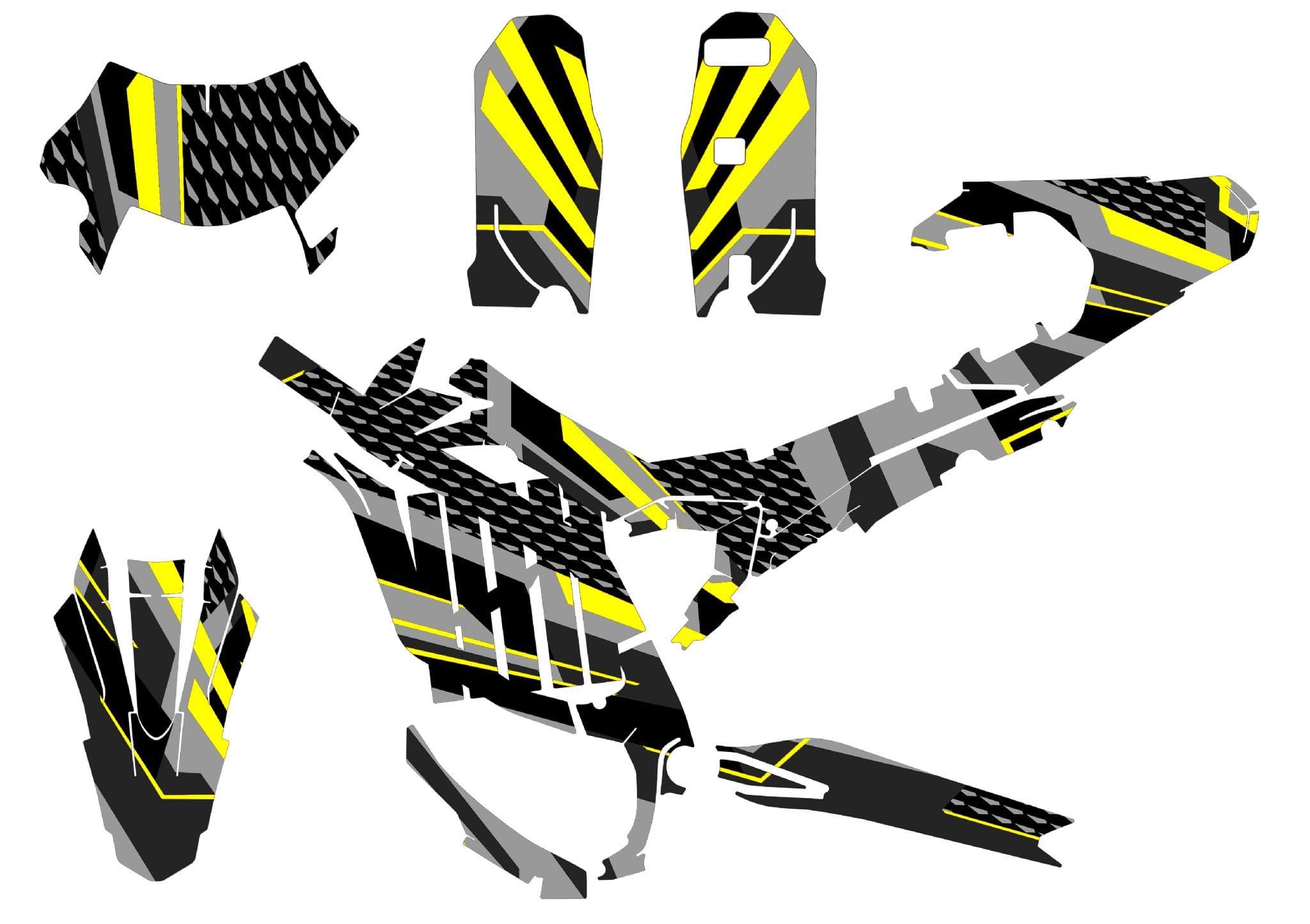 Sur-Ron Ultra Bee Graphics kit Surron Decals Surron wrap Surron Sticker ...