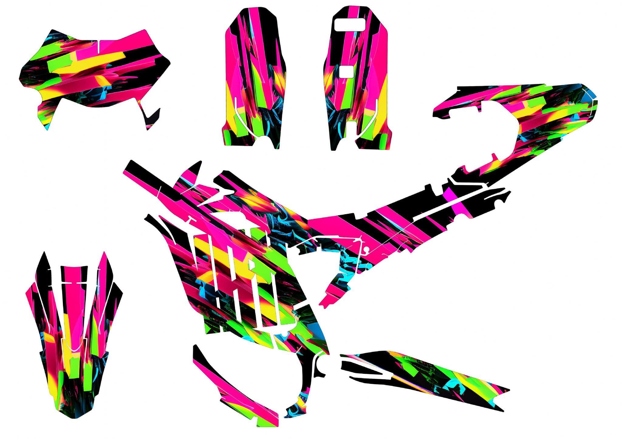 Sur-Ron Ultra Bee Graphics kit Surron Decals Surron wrap Surron Sticker ...