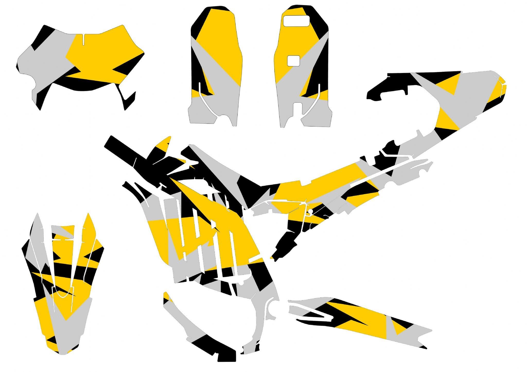 Sur-Ron Ultra Bee Graphics kit Surron Decals Surron wrap Surron Sticker ...