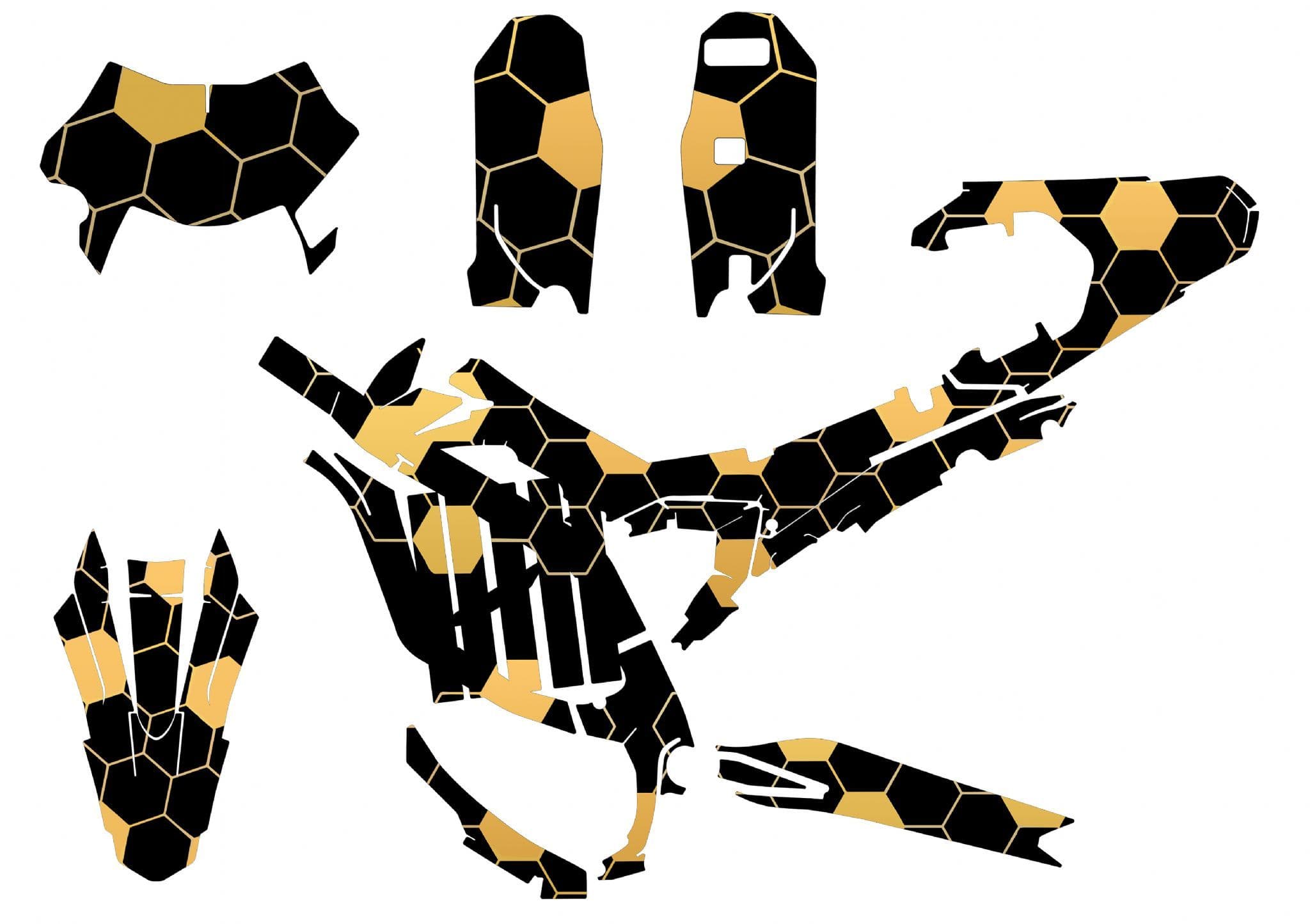 Sur-Ron Ultra Bee Graphics kit Surron Decals Surron wrap Surron Sticker ...