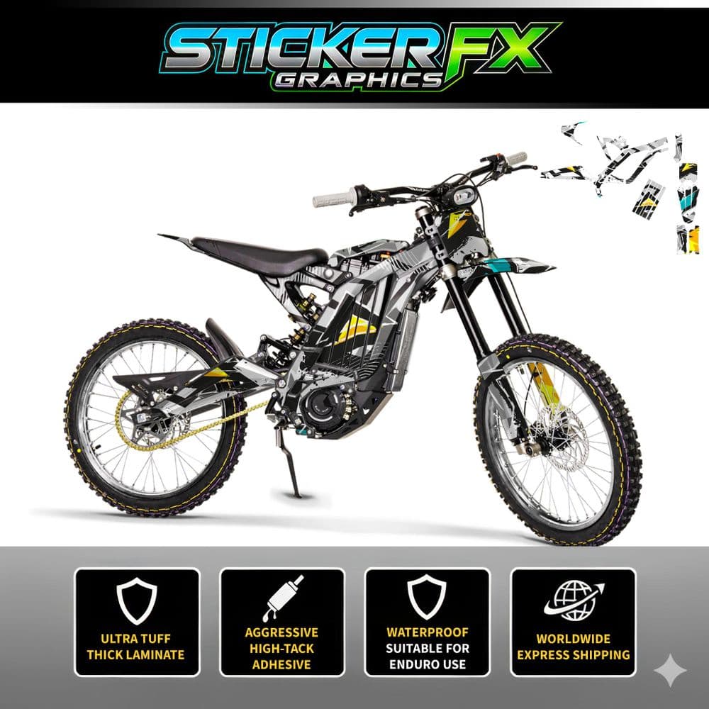 Surron Light Bee Stickers Graphics Kit Decal Kit Wrap E-Bike Stickers ...