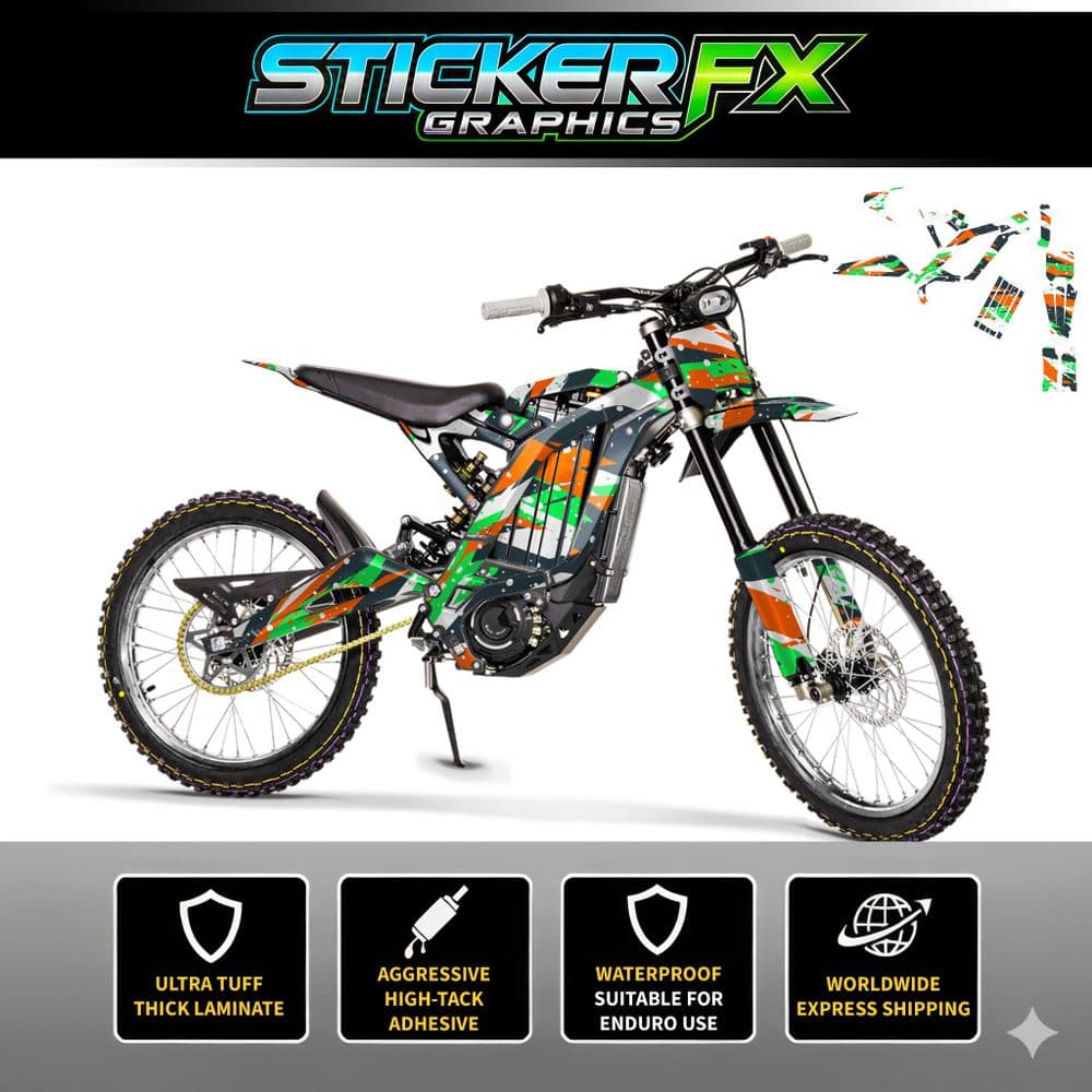 Surron Light Bee Stickers Graphics Kit Decal Kit Wrap E-Bike Stickers ...