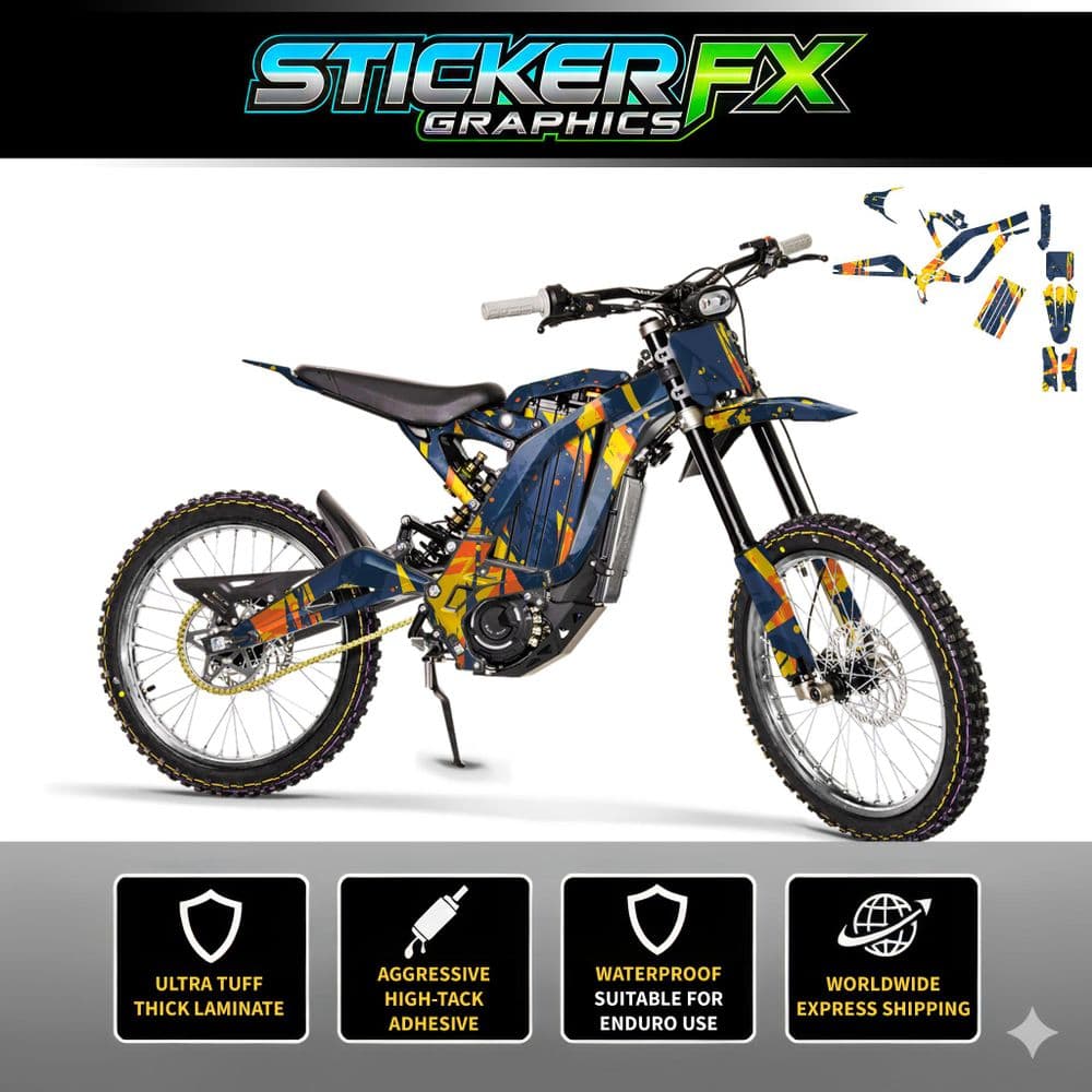 Surron Light Bee Stickers Graphics Kit Decal Kit Wrap E-Bike Stickers ...