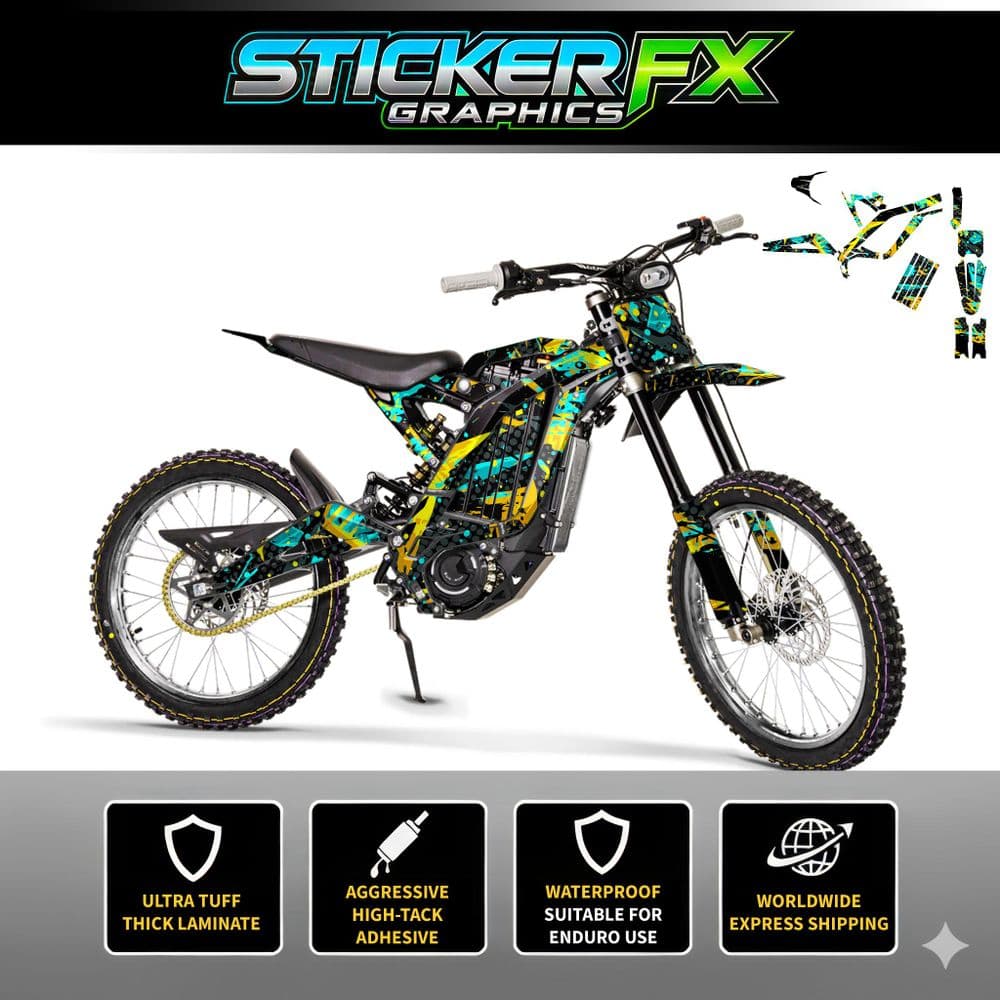 Surron Light Bee Stickers Graphics Kit Decal Kit Wrap E-Bike Stickers ...