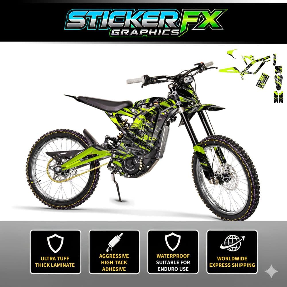 Surron Light Bee Stickers Graphics Kit Decal Kit Wrap E-Bike Stickers ...