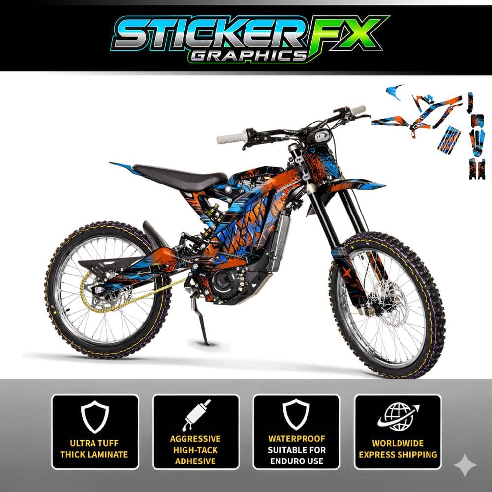 Surron Sticker Kit Graphics Kit Decal Kit Wrap for EBIKE557