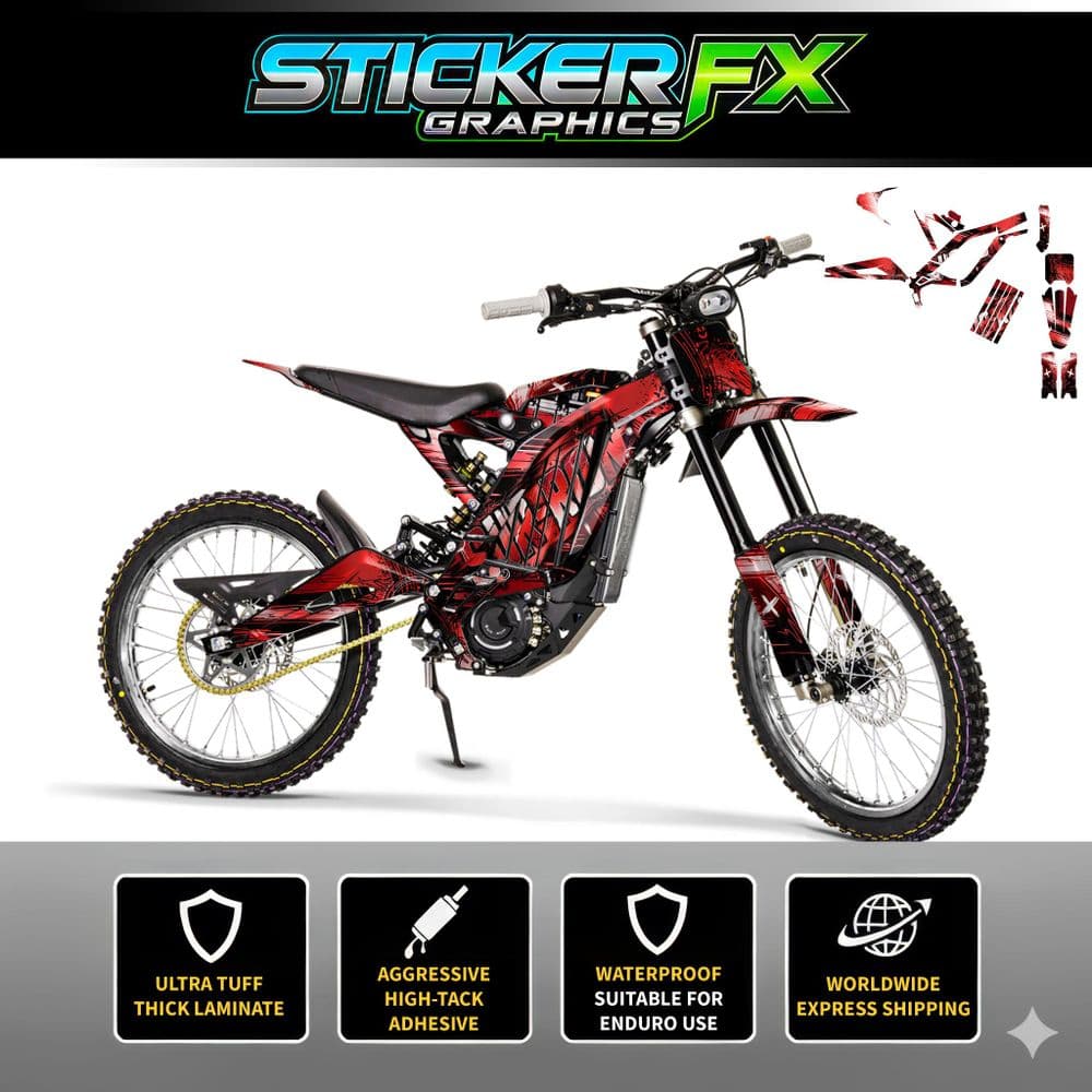 Surron Sticker Kit Graphics Kit Decal Kit Wrap for EBIKE558