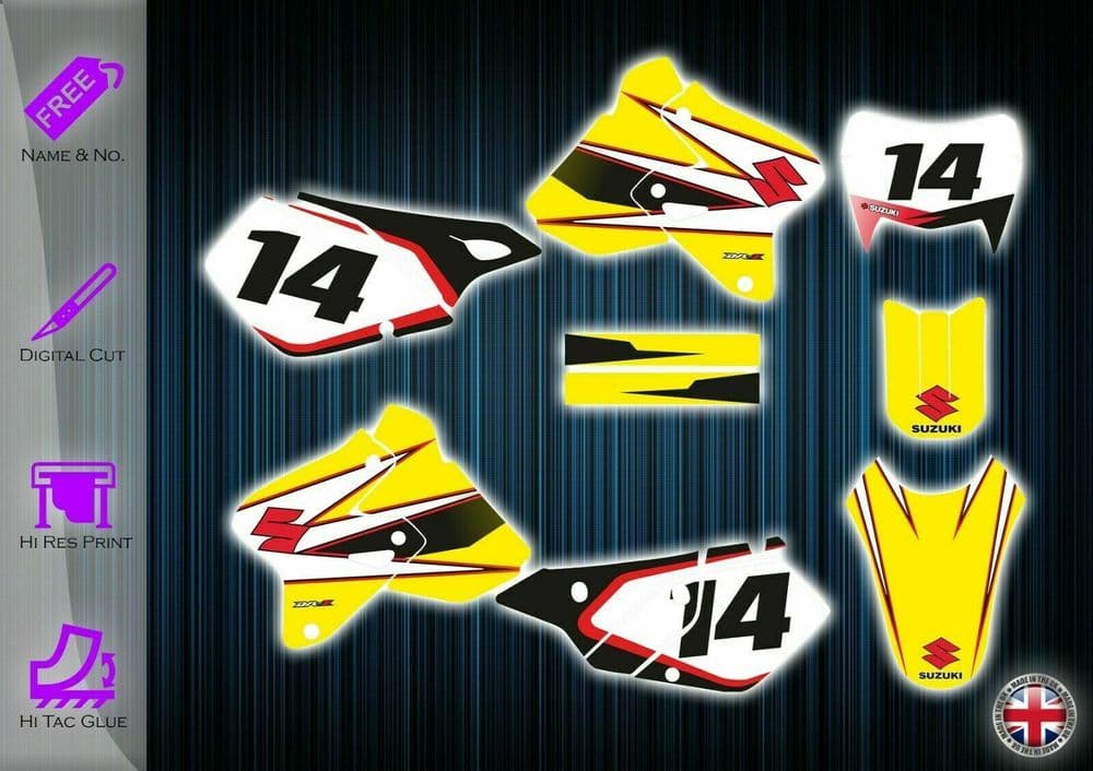 SUZUKI DRZ400 STICKERS - DRZ 400 GRAPHICS KIT DRZ DECALS - GRAPHICS KIT ...