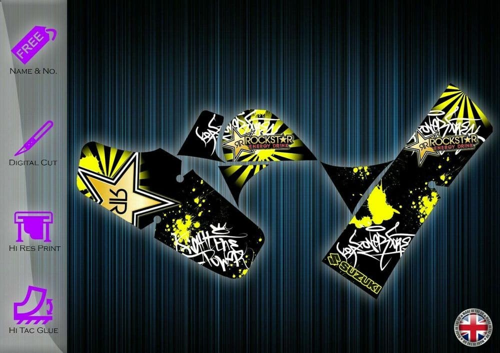 SUZUKI LT50 STICKERS - LT 50 GRAPHICS KIT - SUZUKI DECALS - LT50 ...