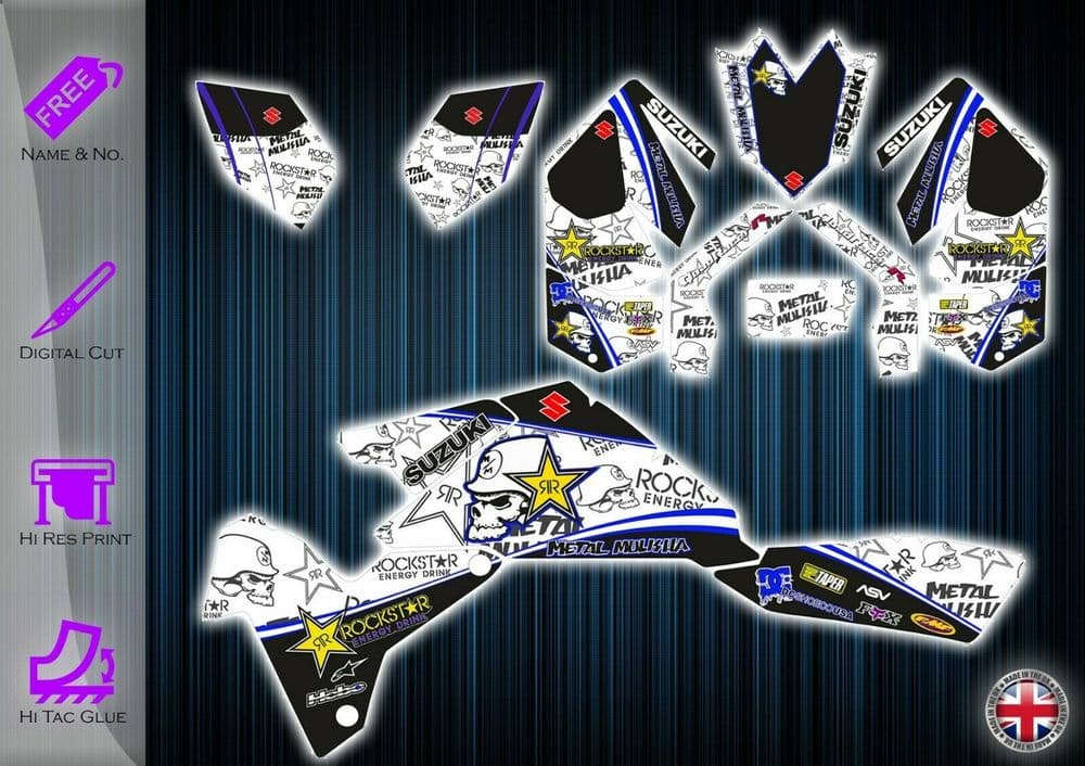 SUZUKI LTR450 STICKERS - GRAPHICS KIT - DECALS - SUZUKI LTR 450 ...