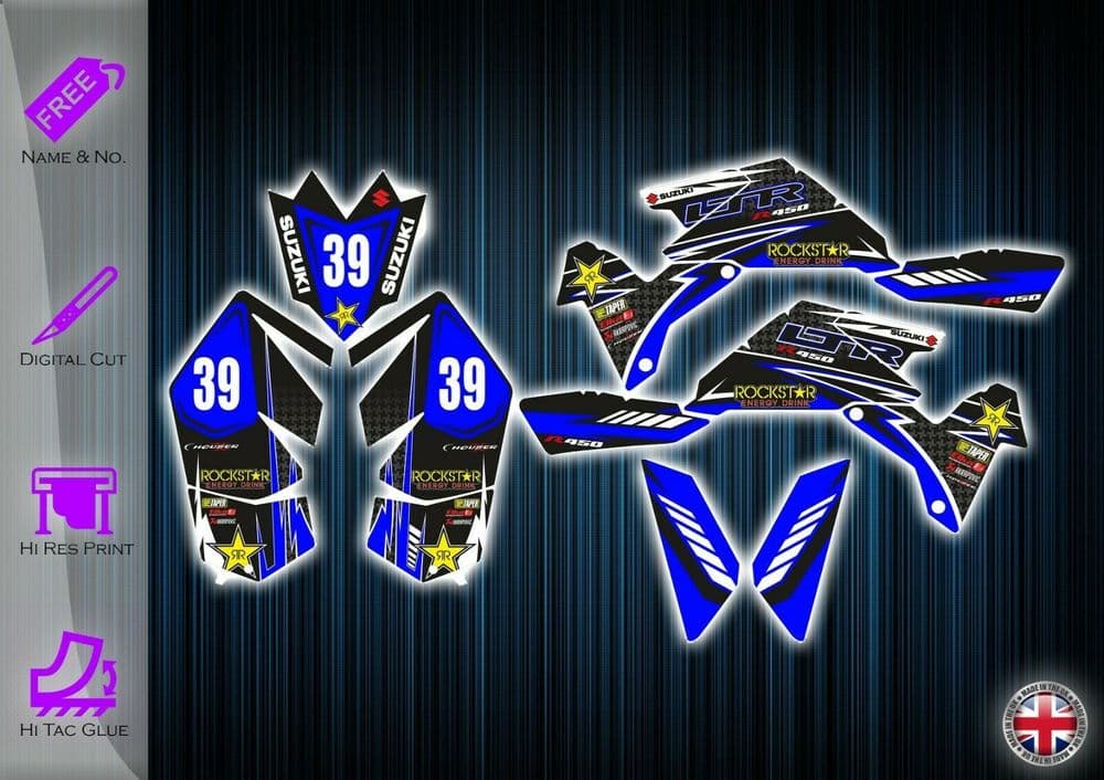 SUZUKI LTR450 STICKERS - GRAPHICS KIT - DECALS - SUZUKI LTR 450 ...