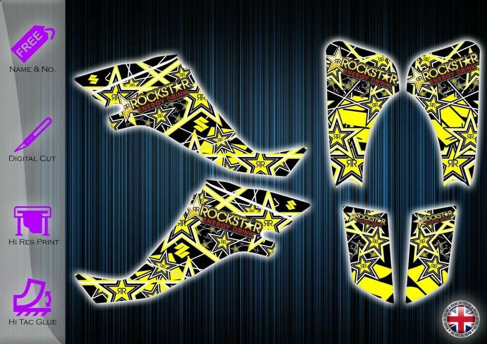 SUZUKI LTZ400 STICKERS - GRAPHICS KIT - DECALS - KAWASAKI KFX 400 ...