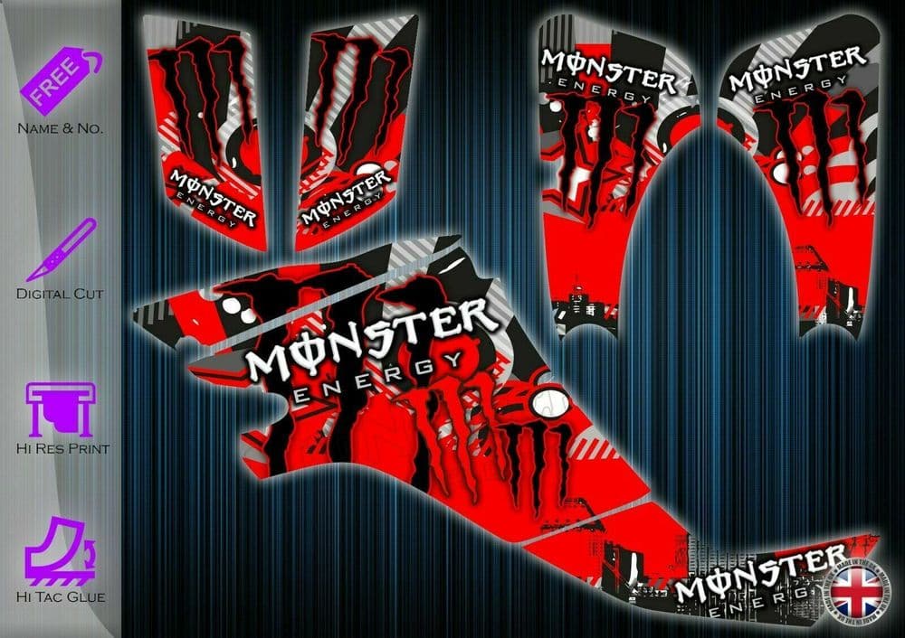 SUZUKI LTZ400 STICKERS - GRAPHICS KIT - DECALS - KAWASAKI KFX 400 ...