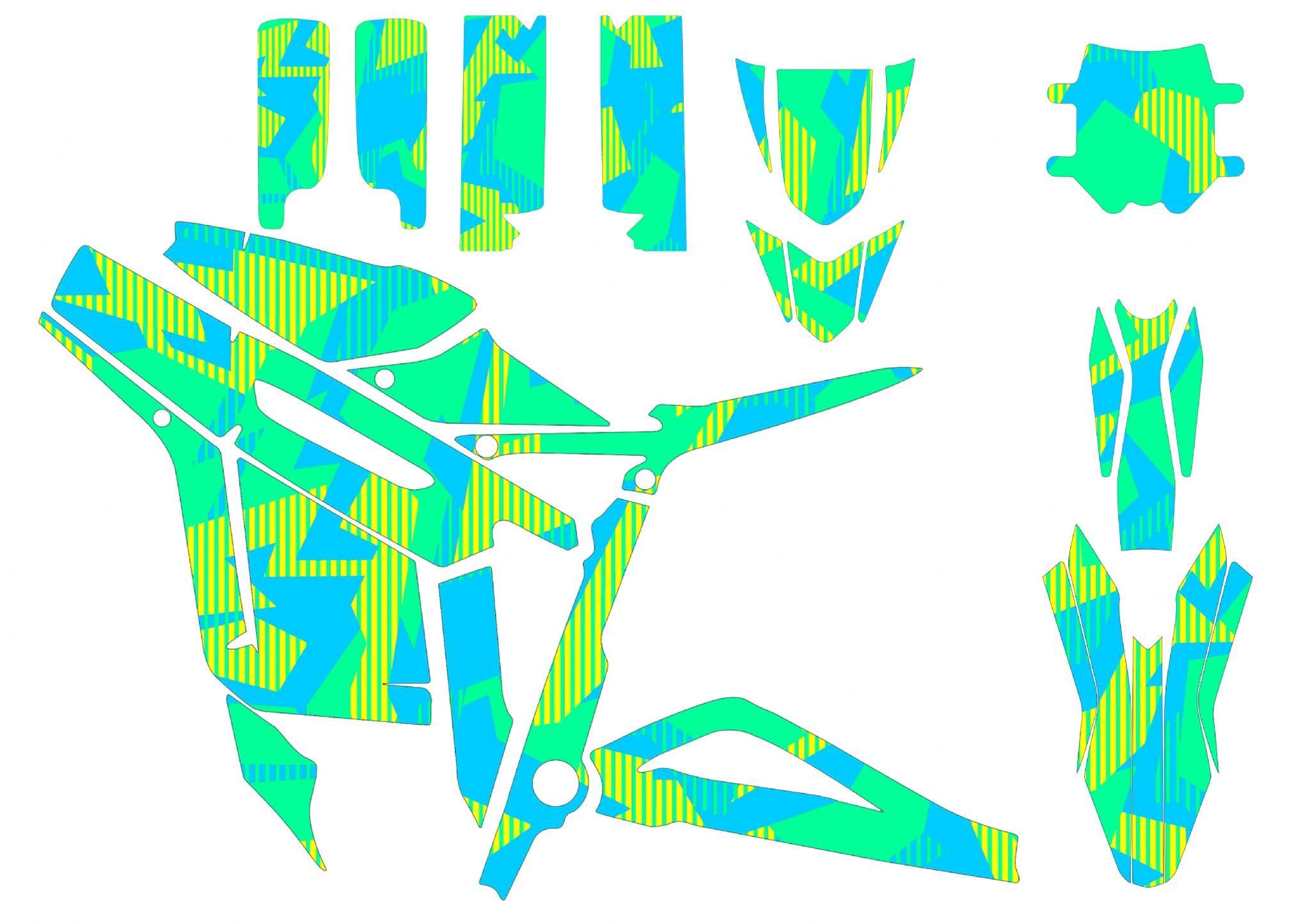 Talaria Sting Graphics kit Talaria sting Decals Talaria Sting wrap ...