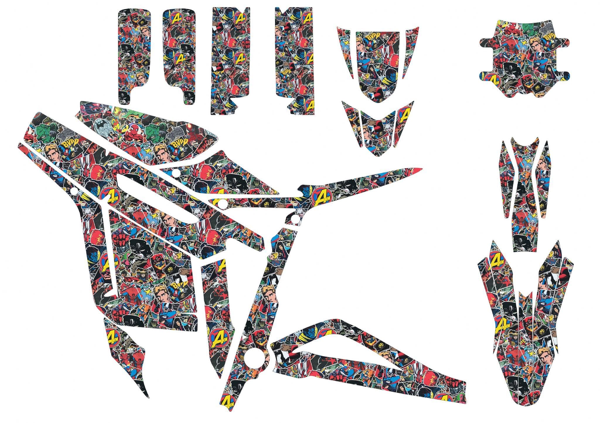 Talaria Sting Graphics kit Talaria sting Decals Talaria Sting wrap ...